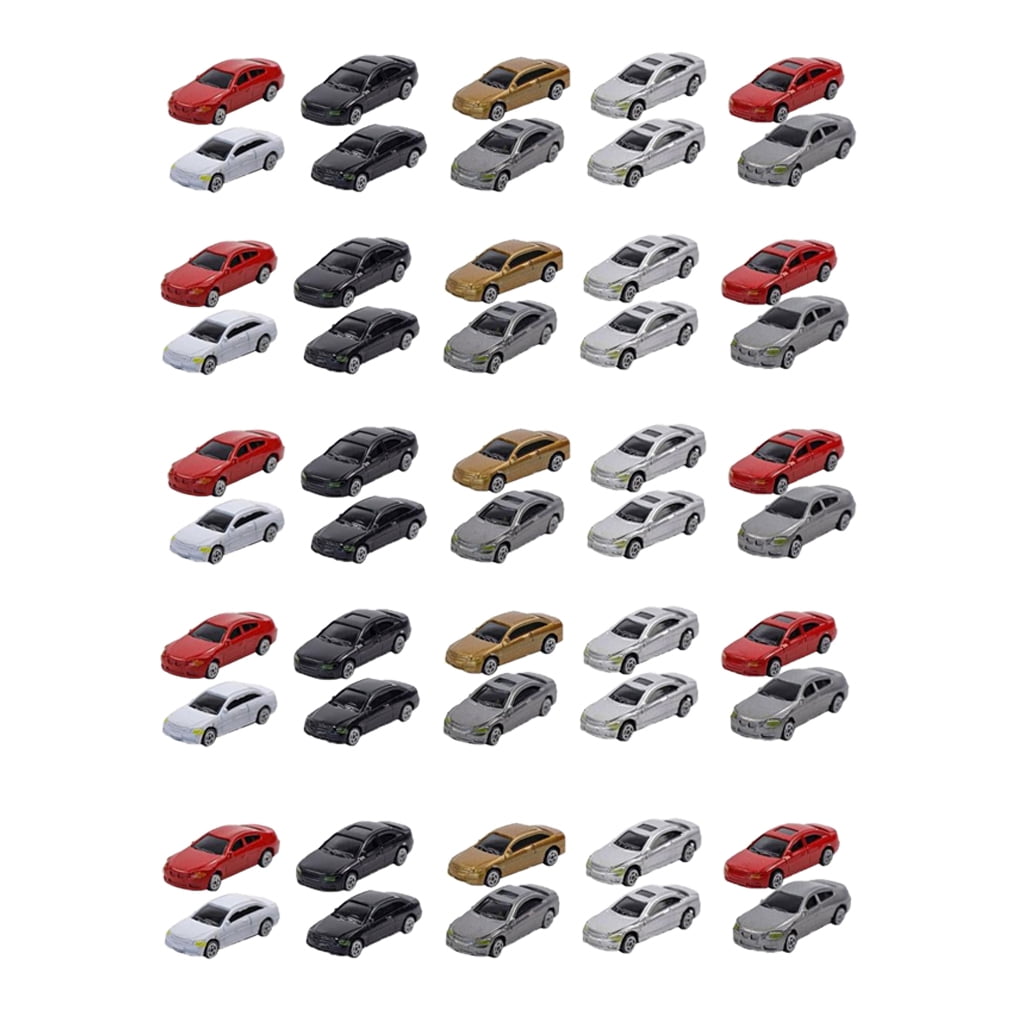 JWQFBC 1/87 HO Scale Model Cars, 1:87 Painted Model Cars, HO Scale ...