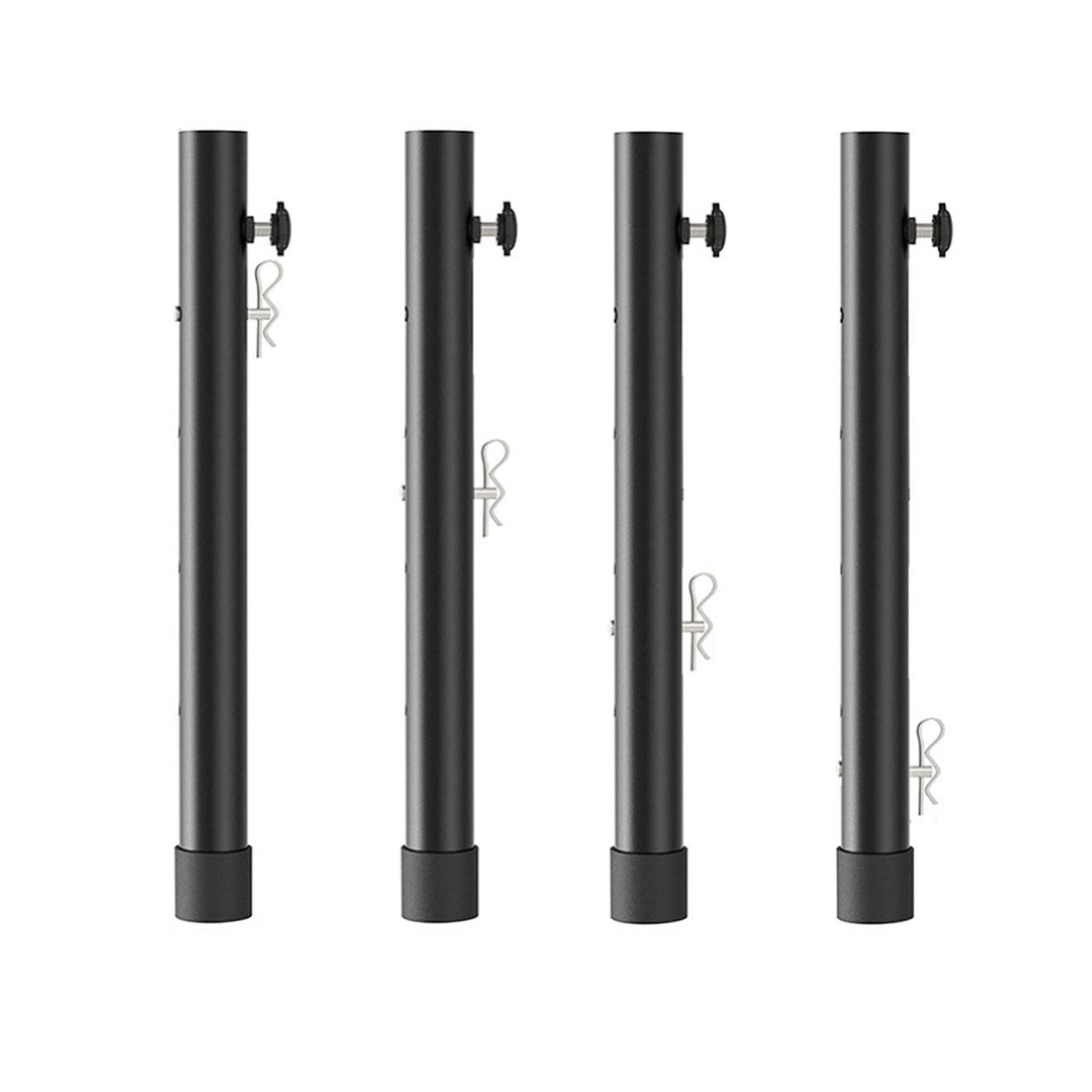 JWQFBC 4 Pieces Folding Table Leg Extension Rust-Resistant Folding ...