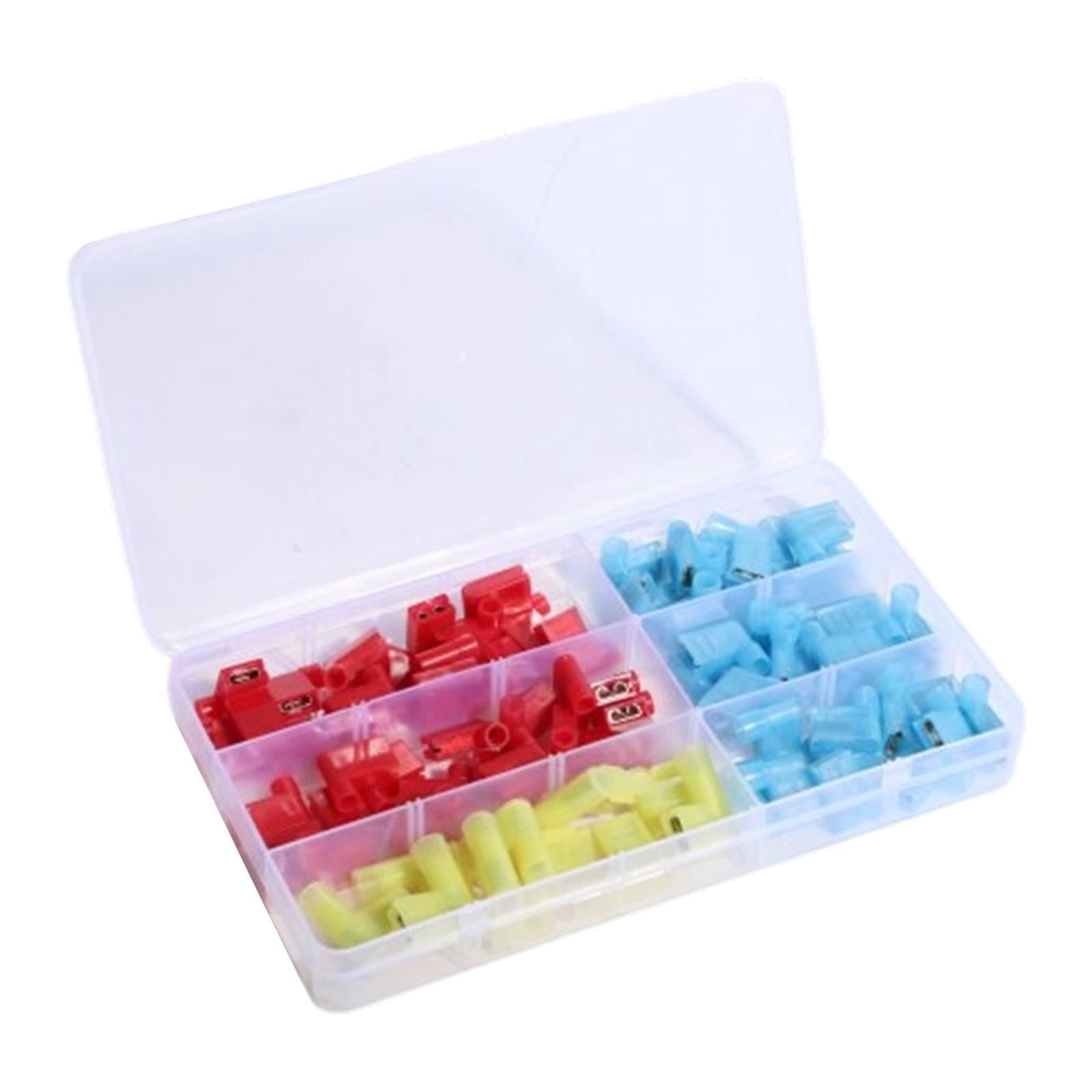 JWQFBC 80 Pieces 90 Degree Wire Terminal Connector, Insulated Spade ...