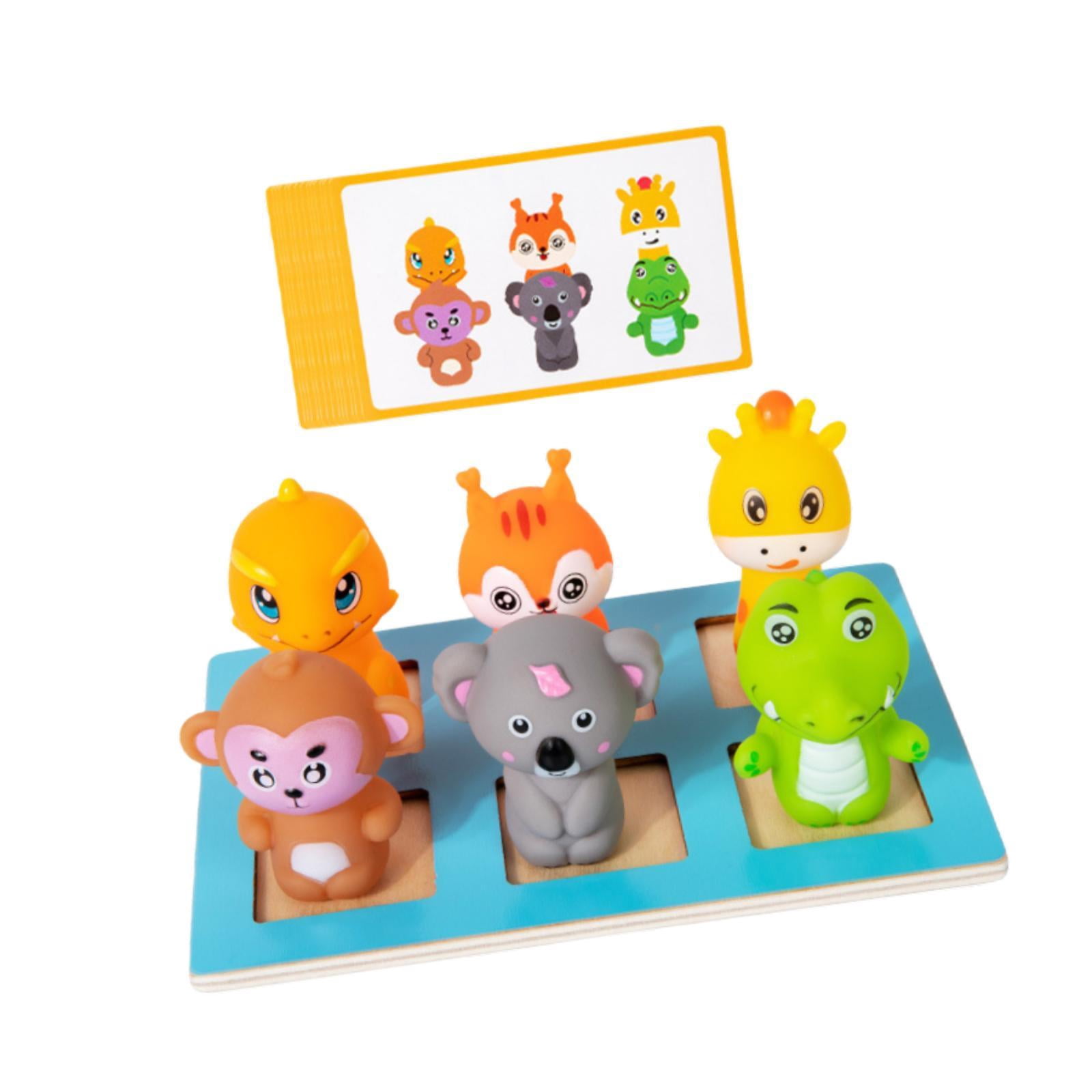 JWQFBC Animal Matching Game Birthday Gifts Interactive Cognitive ...