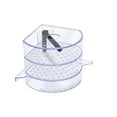 JWQFBC Aquarium Corner Cleaner Box Transparent Body Water Curtain ...