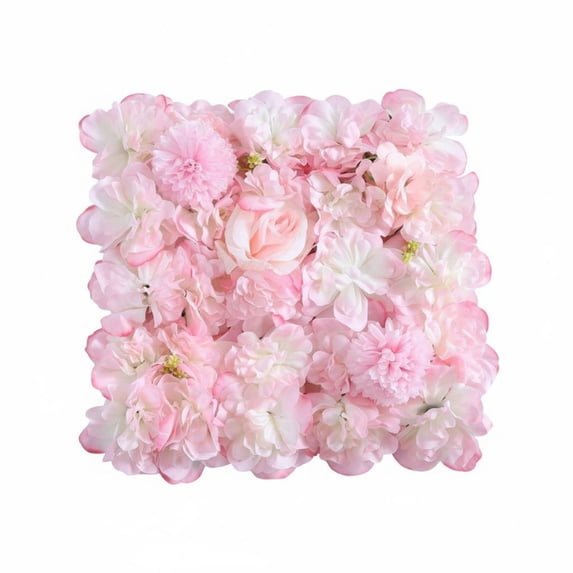 JWQFBC Artificial Rose Wall Panel Easy to Assemble Artificial Floral ...