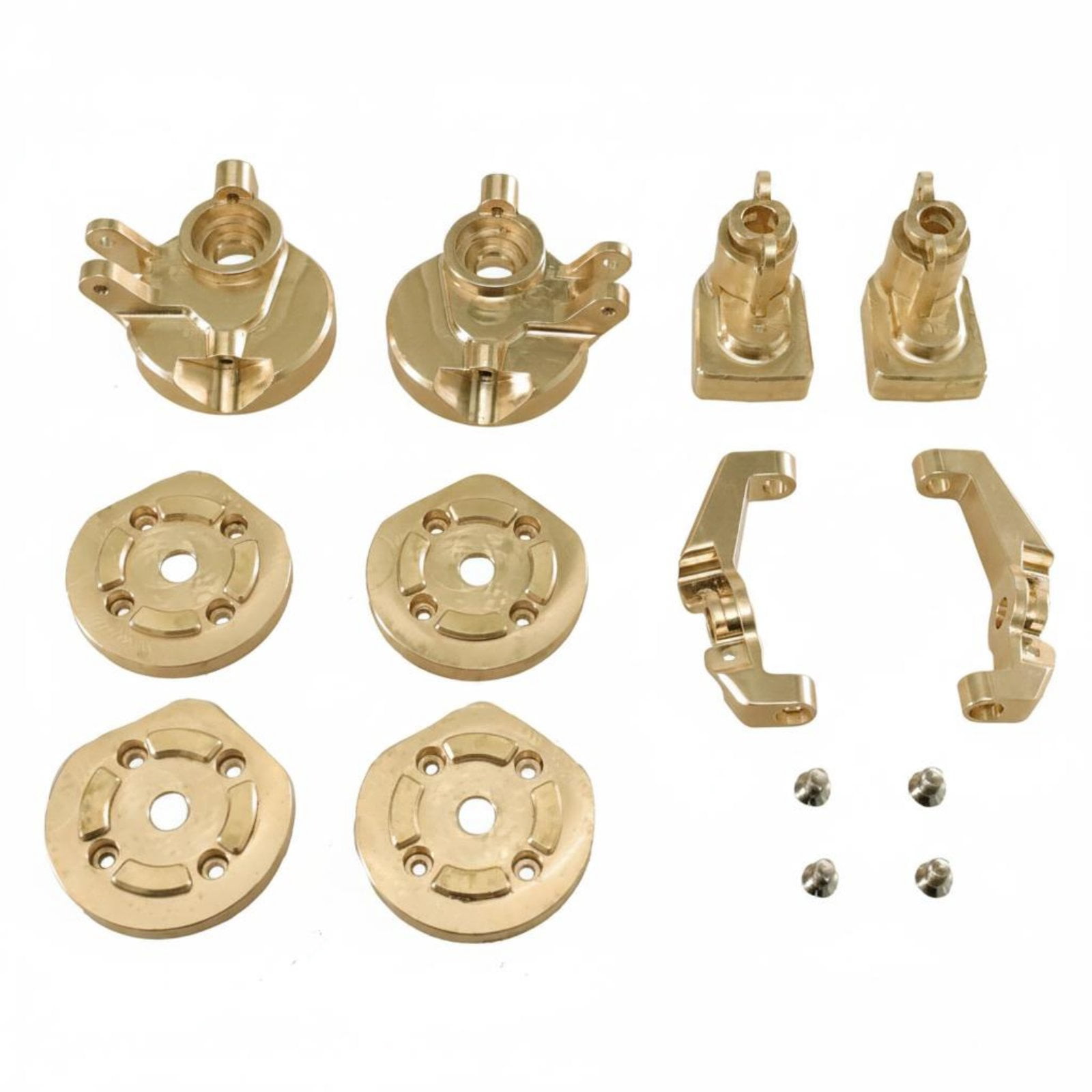 JWQFBC Brass Steering Hub Carrier Set CNC Machined Brass Steering Joint ...