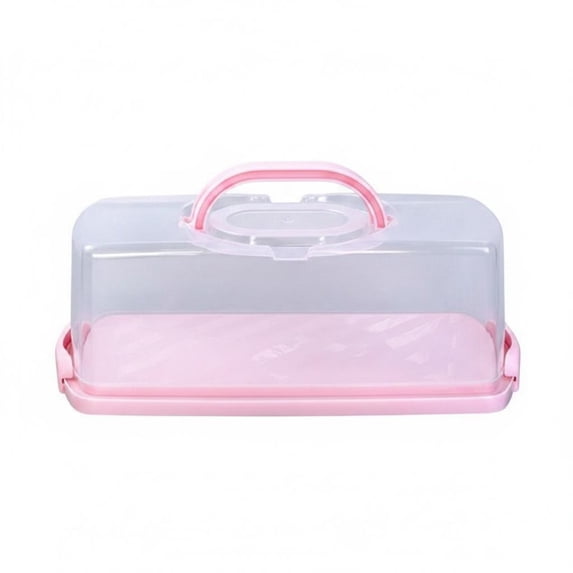 JWQFBC Bread Loaf Carrier Dust-Resistant Rectangular Cake Container ...