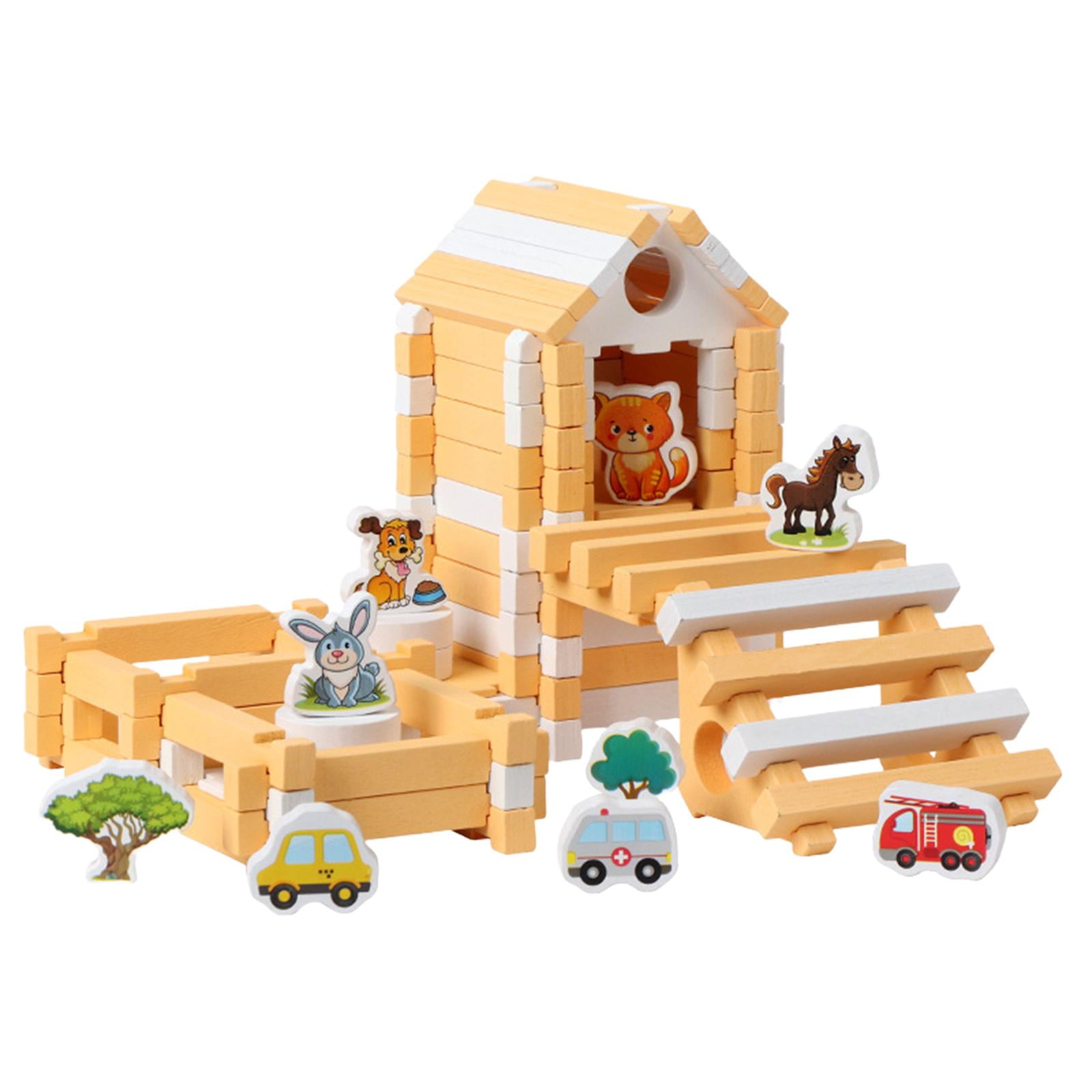 JWQFBC Building Blocks Set Construction Building Educational 3D Puzzles ...