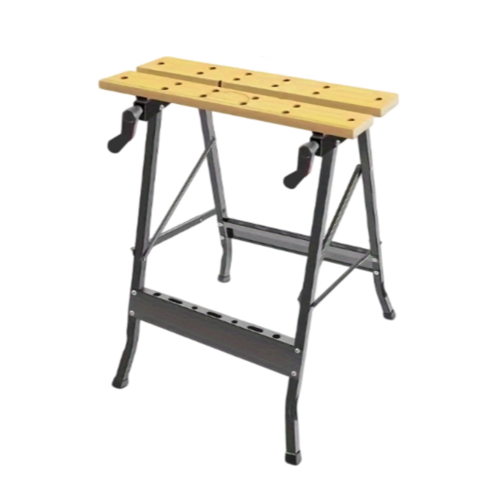 JWQFBC Carpentry Workbench Foldable Folding Workbench Wooden Work Table ...