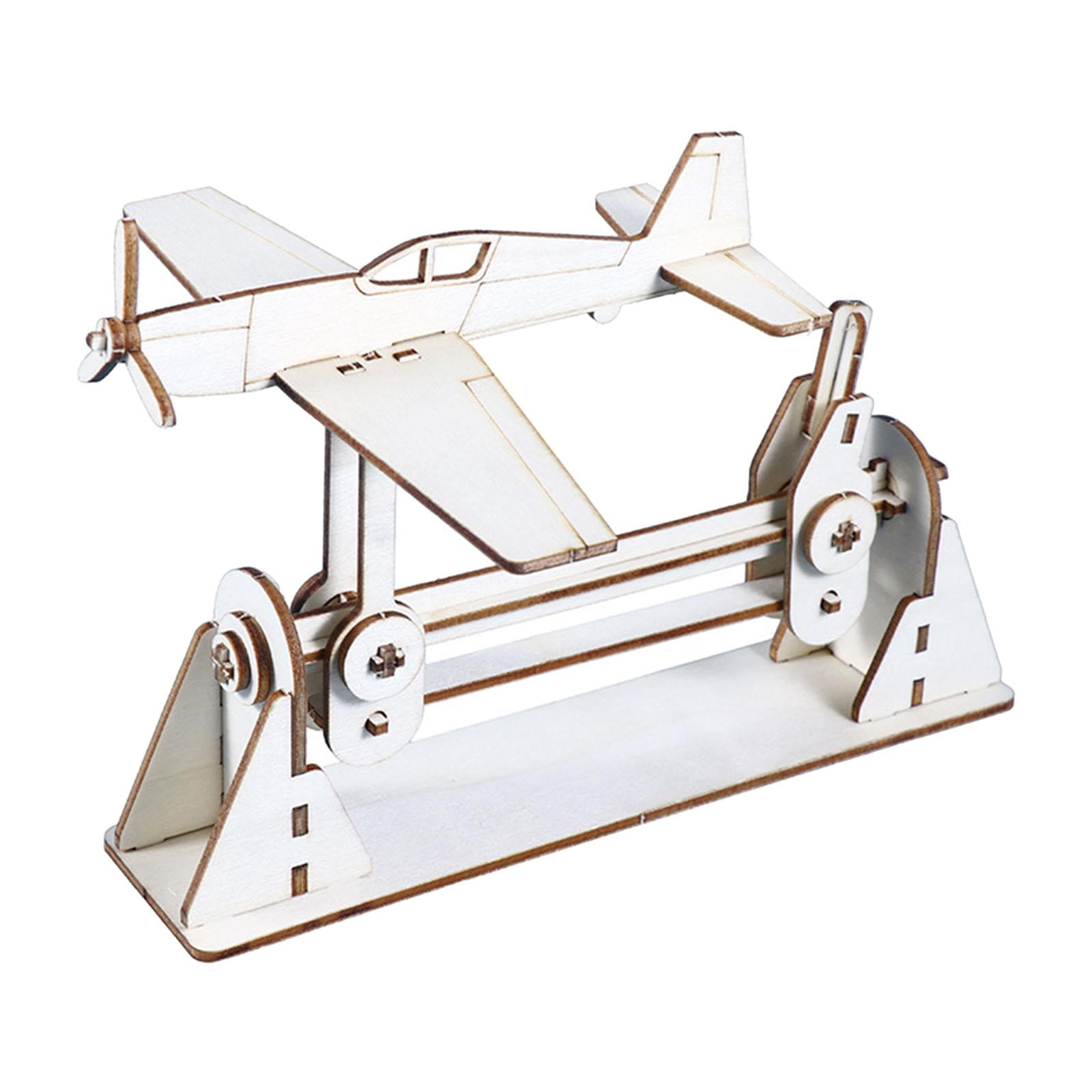 JWQFBC DIY Airplane Kit Educational Toy Playset Decoration Interactive ...