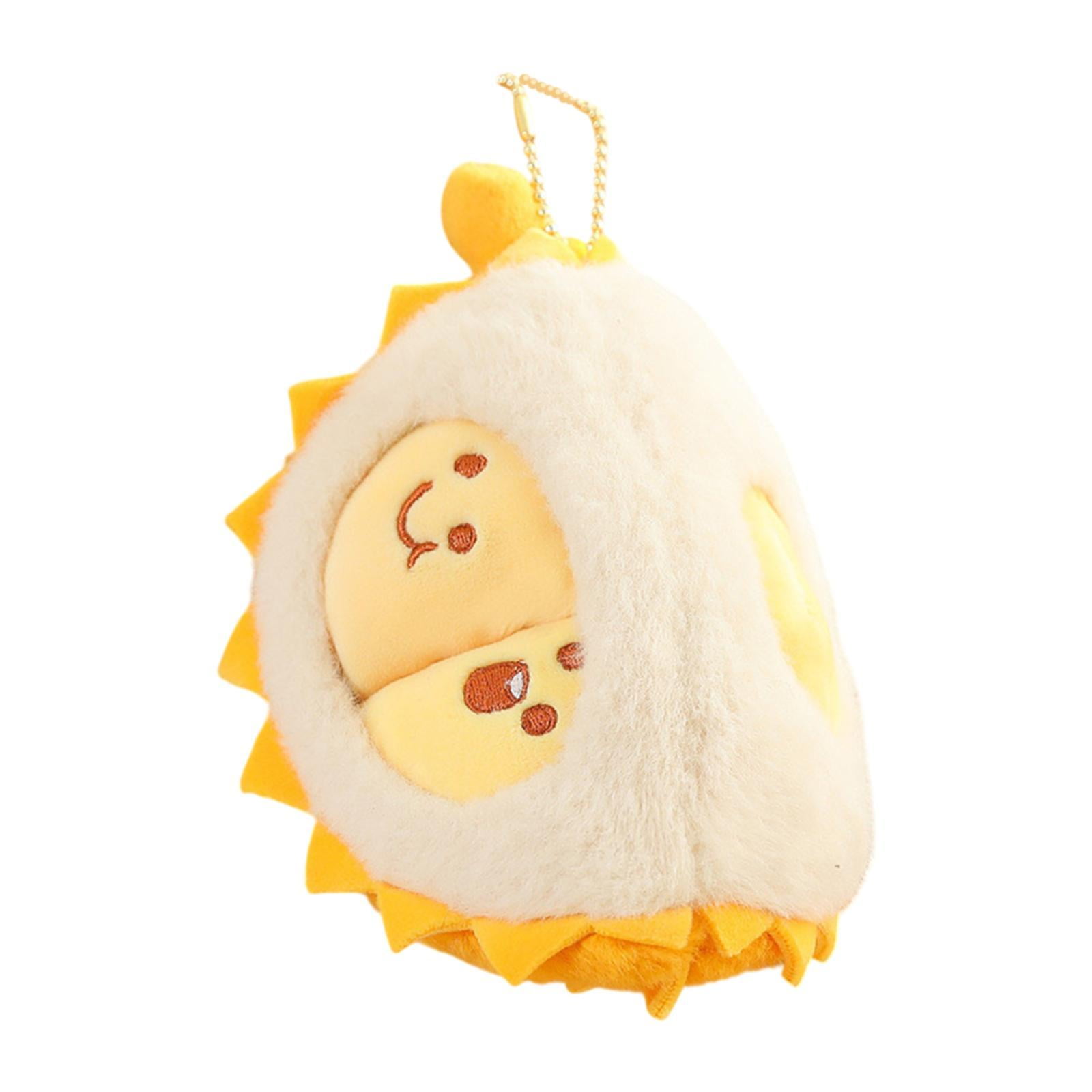 JWQFBC Durian Plush Toy Peeling Durian Plush Doll 16cm Height Home ...