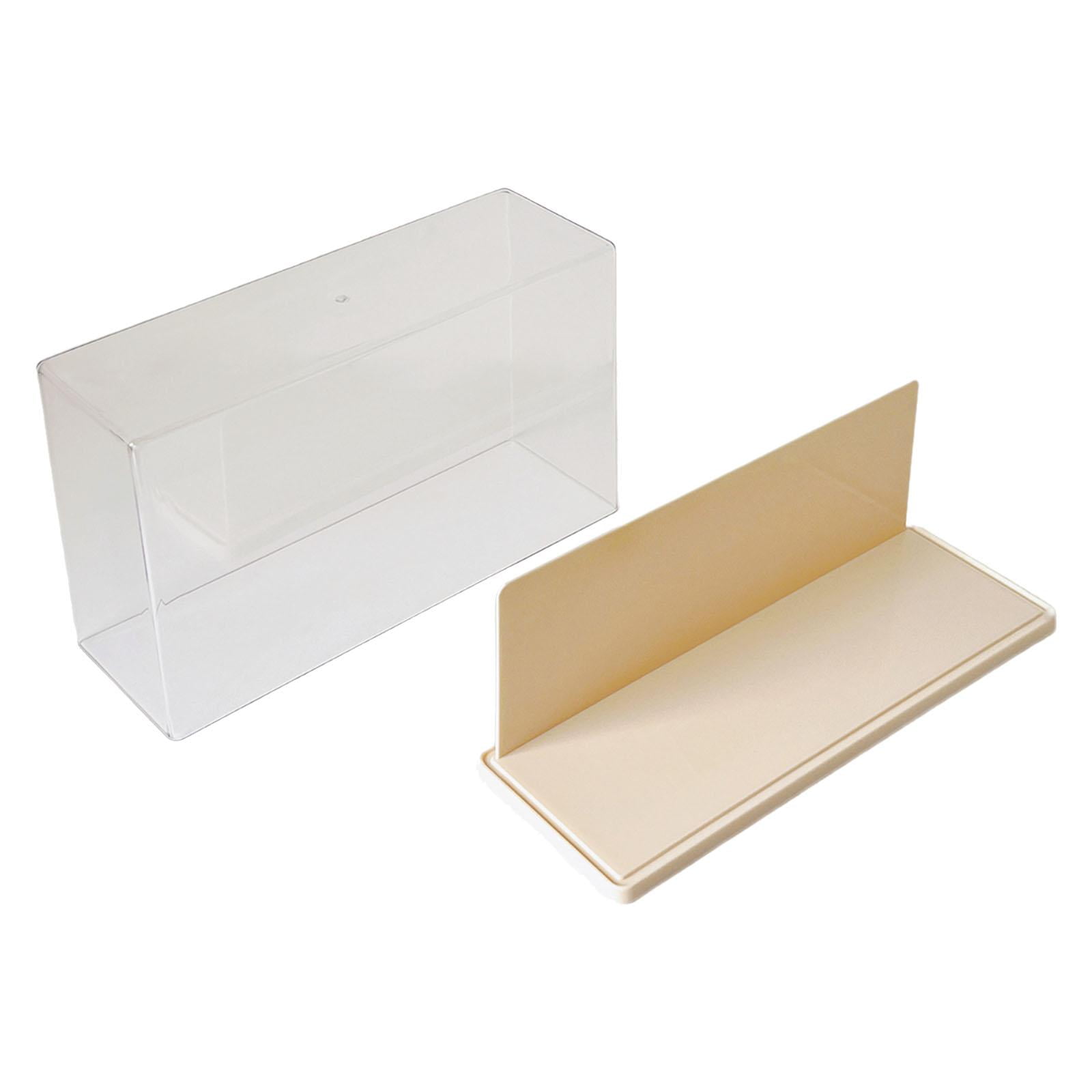 JWQFBC Figure Display Case Dustproof Countertop All Round Transparent ...