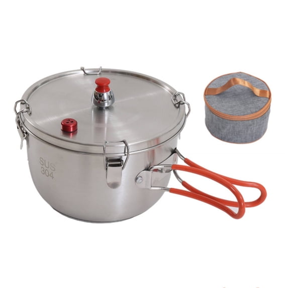 JWQFBC Micro Pressure Pot Foldable Handles Micro-Pressure Cooking Pot ...