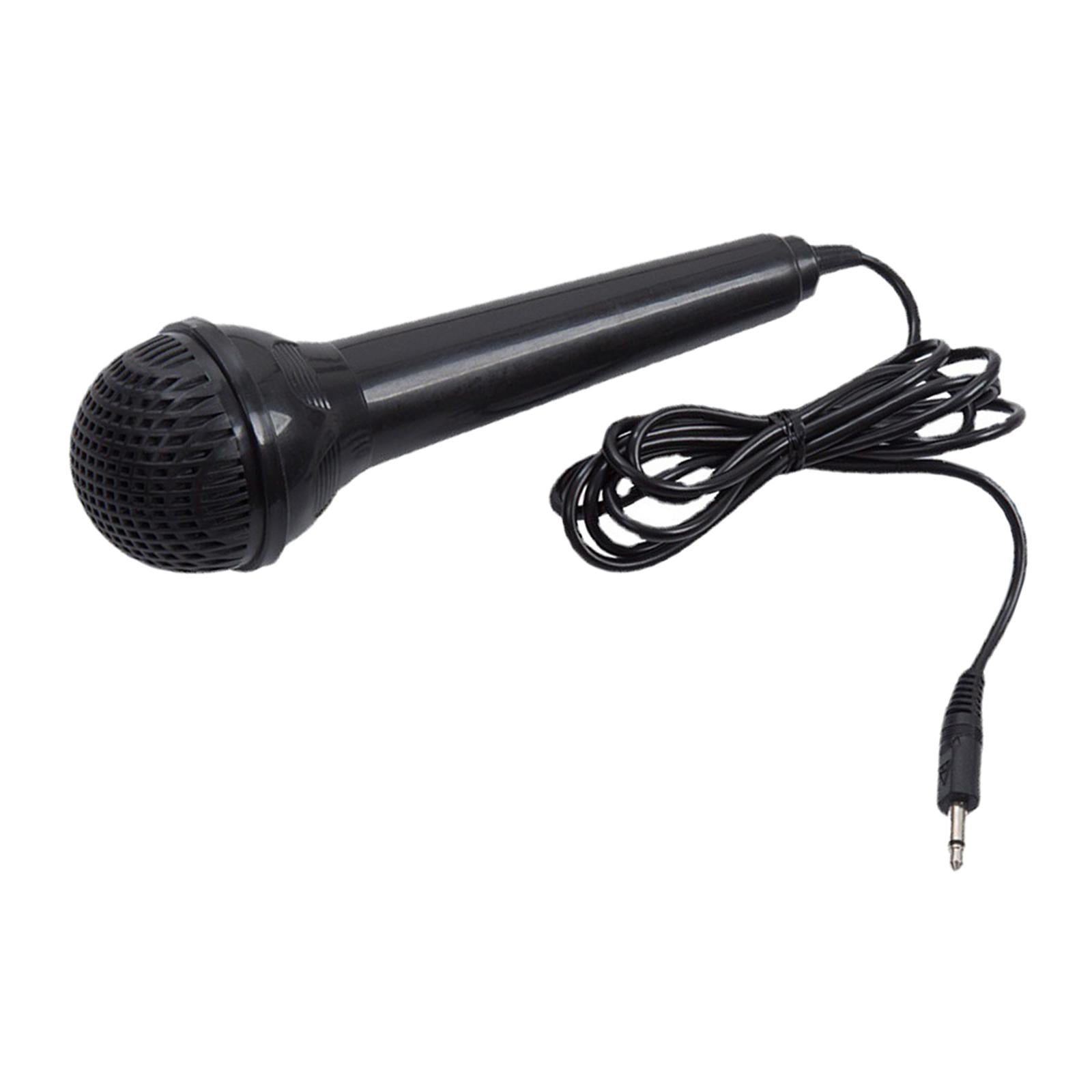 JWQFBC Microphone 3.5mm Black Handheld Mic for Electronic Piano ...