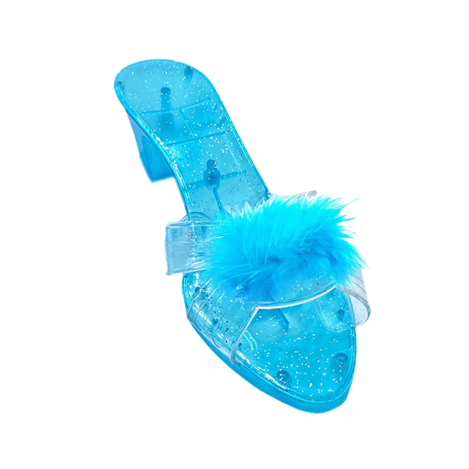 JWQFBC Princess Shoes Fancy Dress Multifunctional Beautiful Heels Slip ...