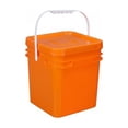 JWQFBC Square Bucket with Lid Versatile Use Square Bucket with Lid Fall ...