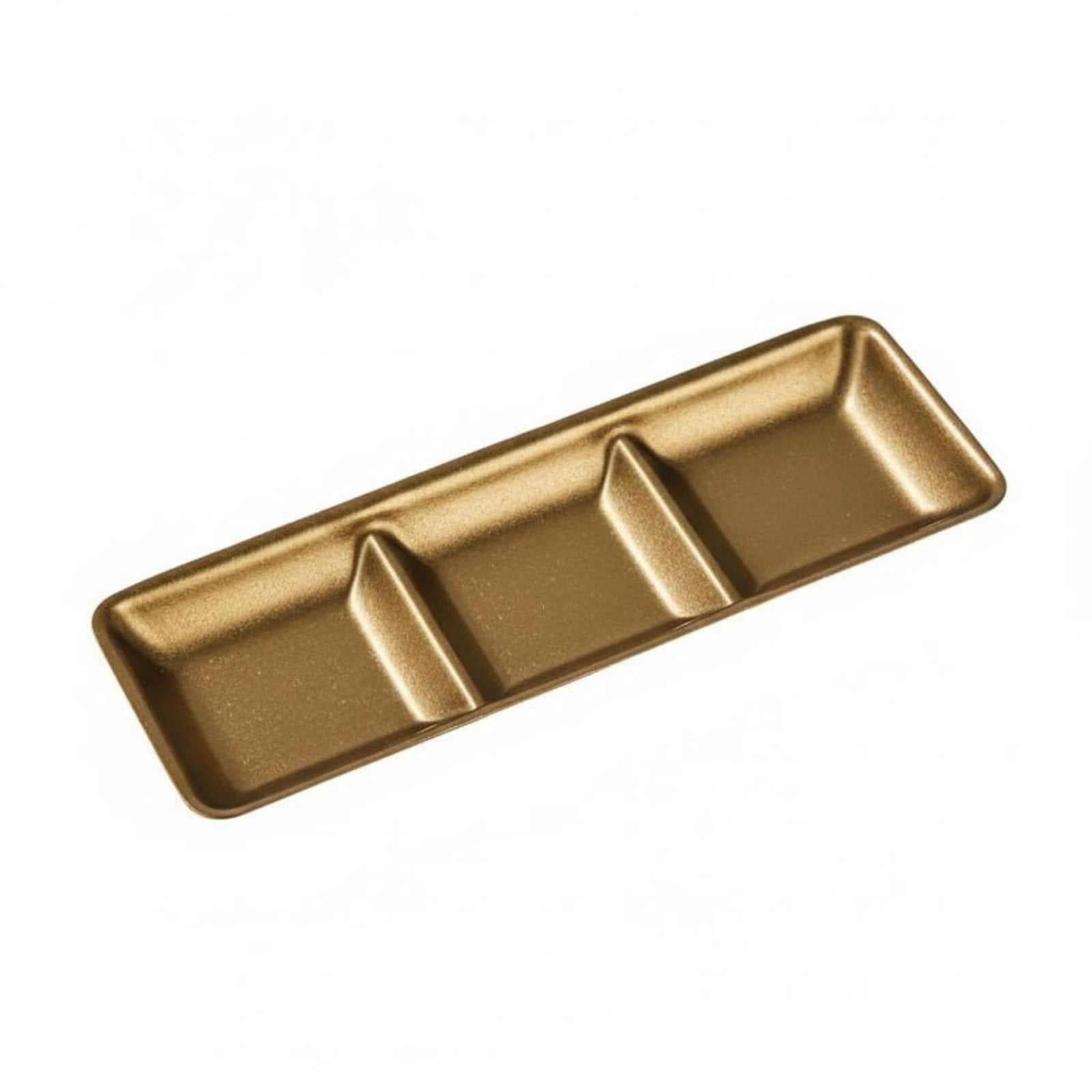 JWQFBC Stainless Steel Dipping Dish 3 Compartment Sauce Dish Easy to ...