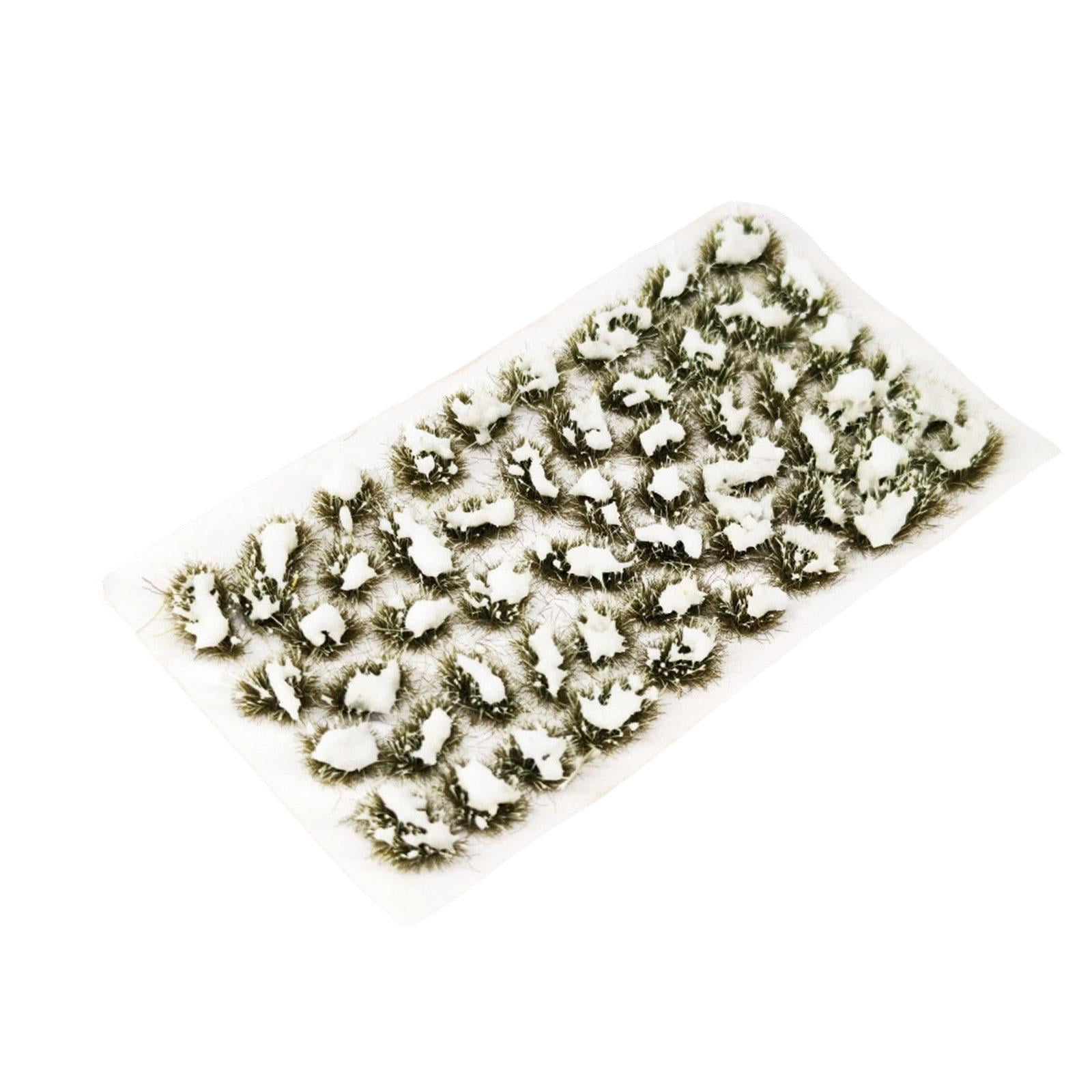 JWQFBC Static Snow Grass Model DIY Micro Landscape Grass Tuft Terrain ...