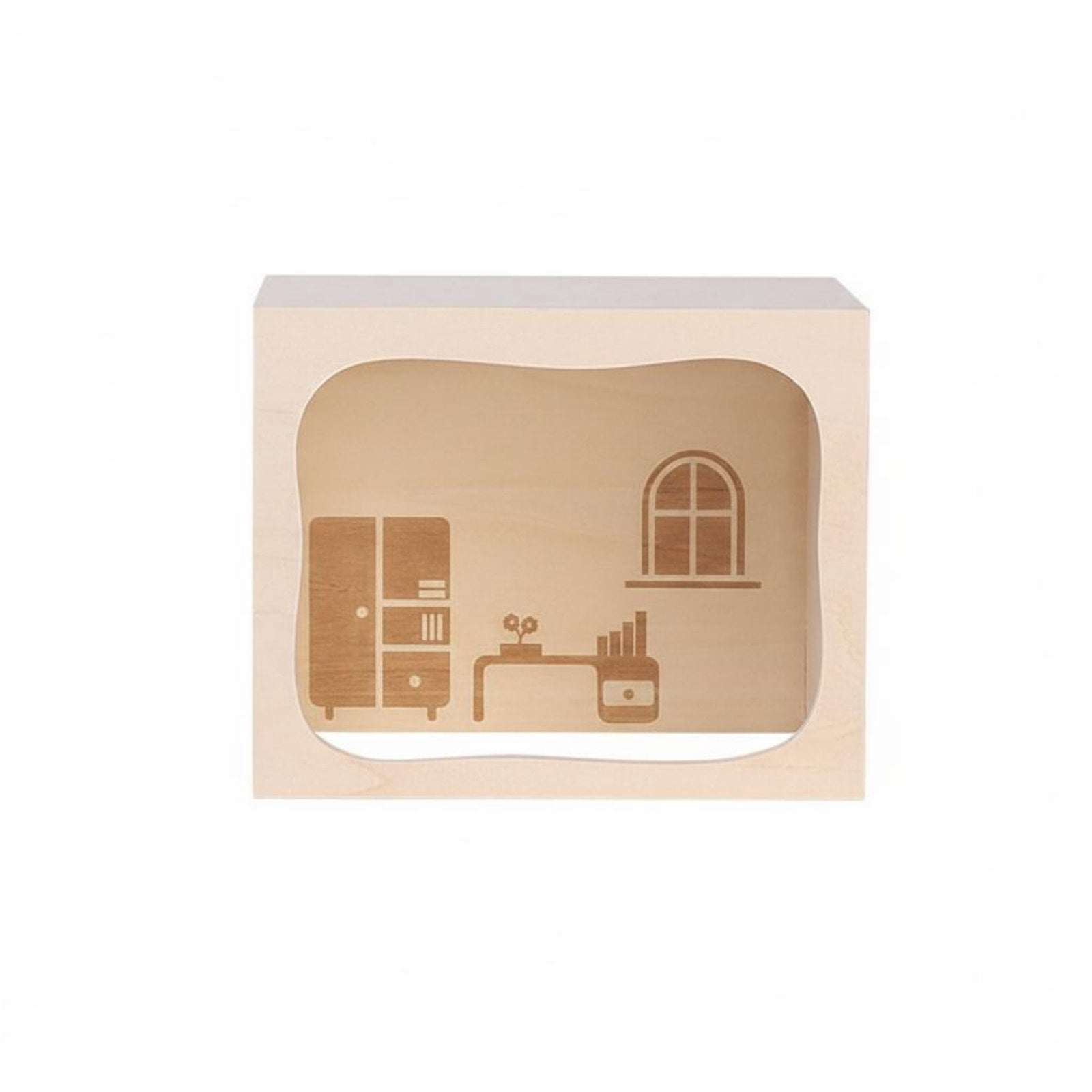JWQFBC Wooden Hamster Smooth Edges Stackable Hamster House Gnaw Pet ...