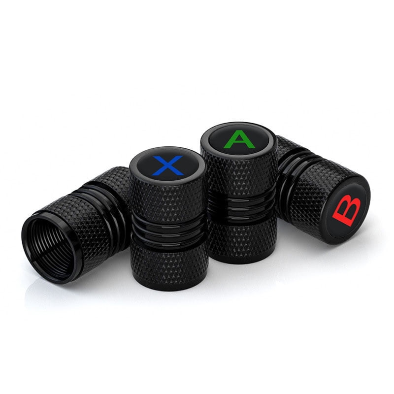 JWQI 4PCS Universal Car DIY Wheel Tire Air Valve Caps Stem Air Airtight ...