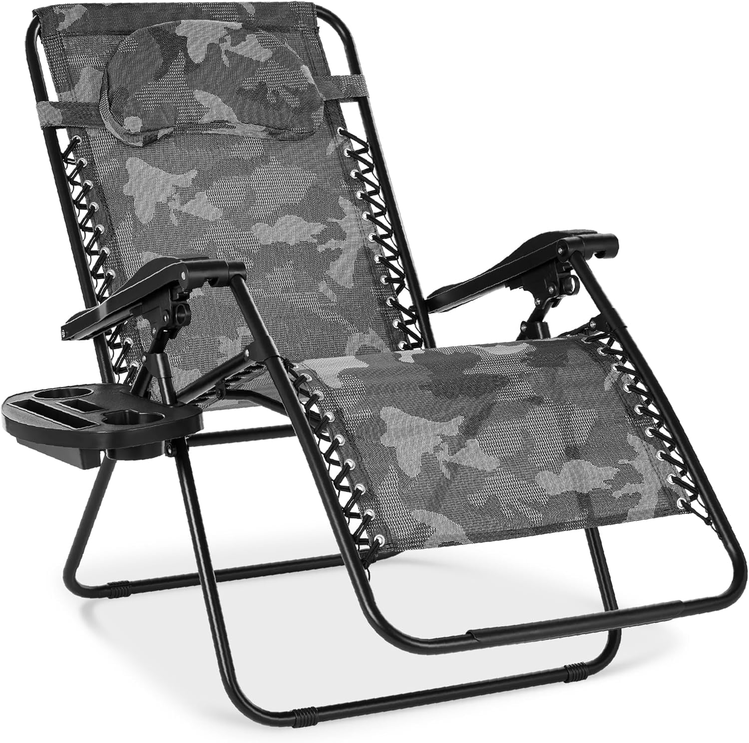 JWRWEF Oversized Zero Gravity Chair, Extra-Wide Folding Patio Lounge ...