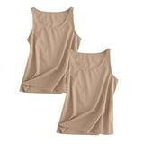 JWSVBF Blouses for Women Crewneck Fitness Clothing Spaghetti Strap ...
