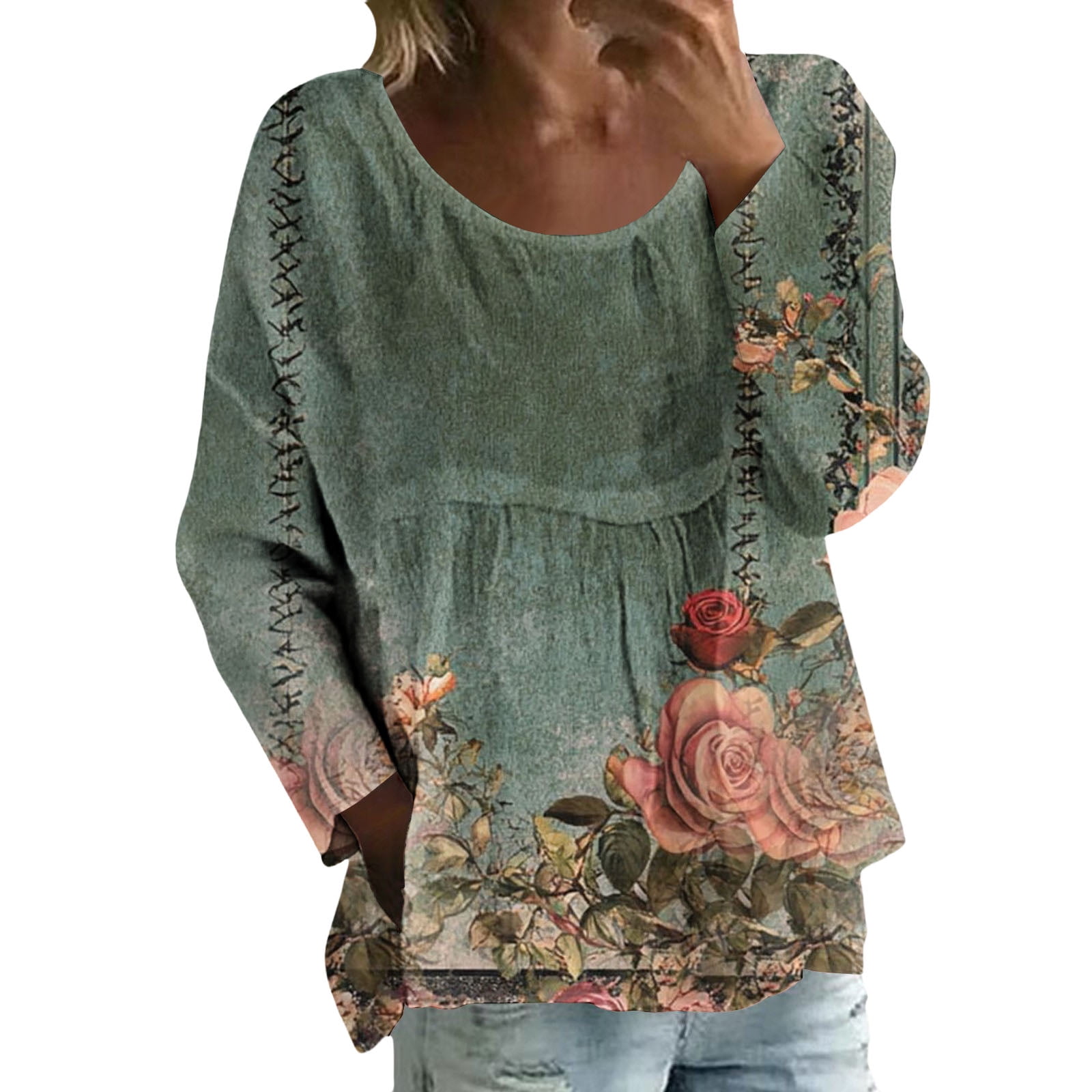 JWSVBF Long Sleeve Going Out Tops for Women 2026 Trendy Cute Clothes ...