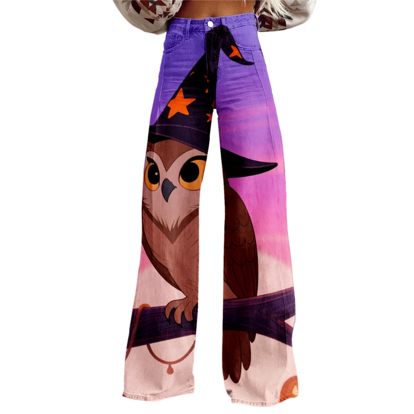 JWSVBF Scrub Pants for Women Halloween with Pocket Business Casual ...