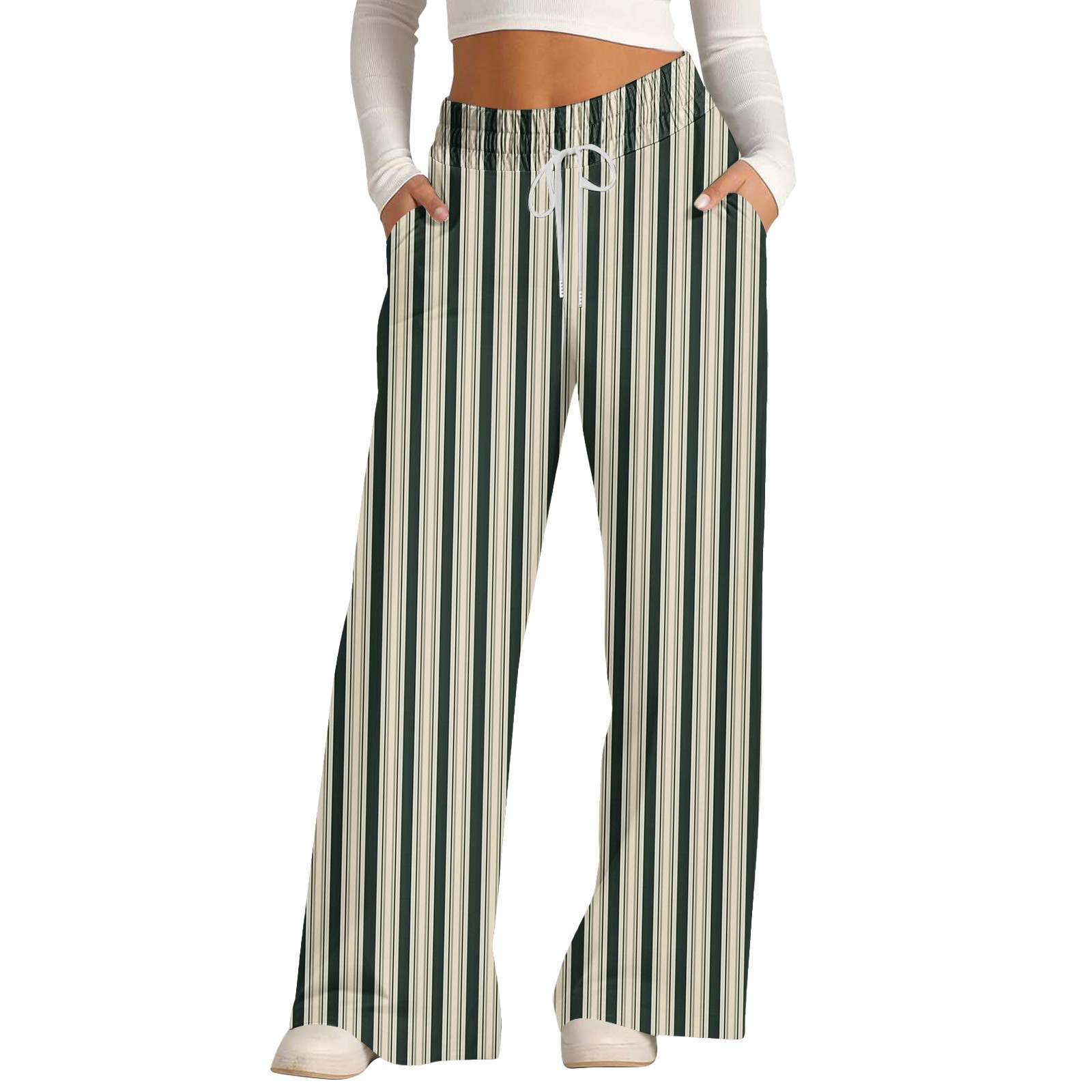 JWSVBF Scrub Pants for Women Pajamas with Pocket Business Casual Lossen ...