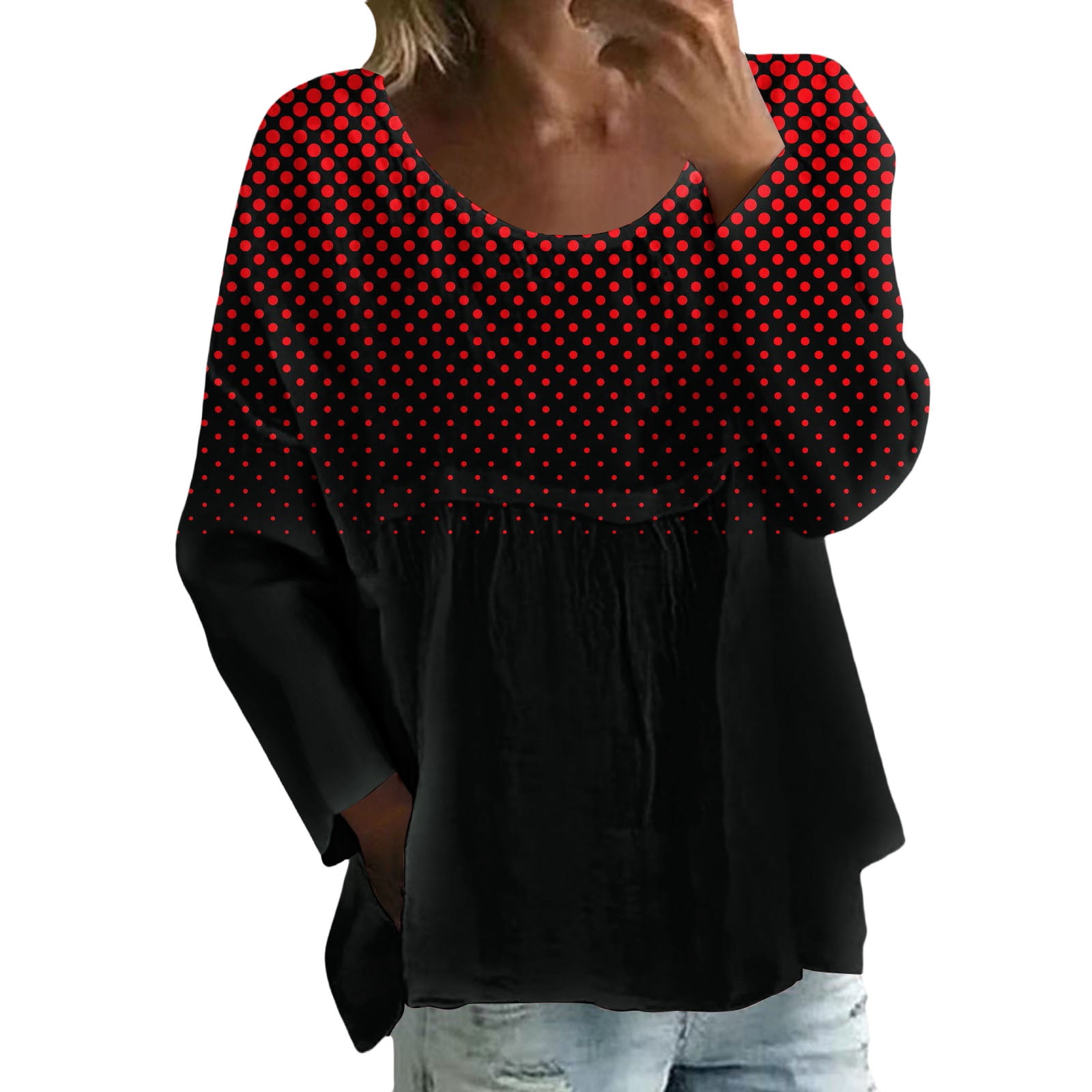 JWSVBF Shirts for Women 2026 Trendy Cute Clothes Loose Fit Fashion ...