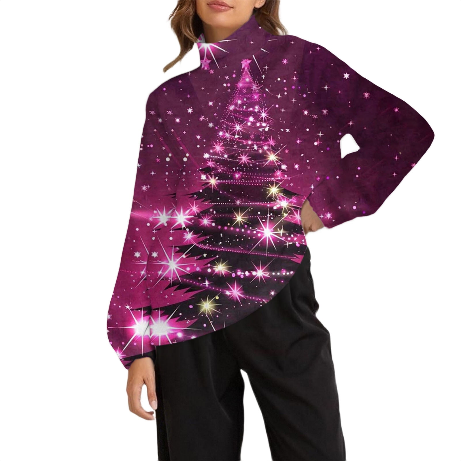 JWSVBF Sweatshirt for Women Family Womens Sweatshirts Long-Sleeve ...