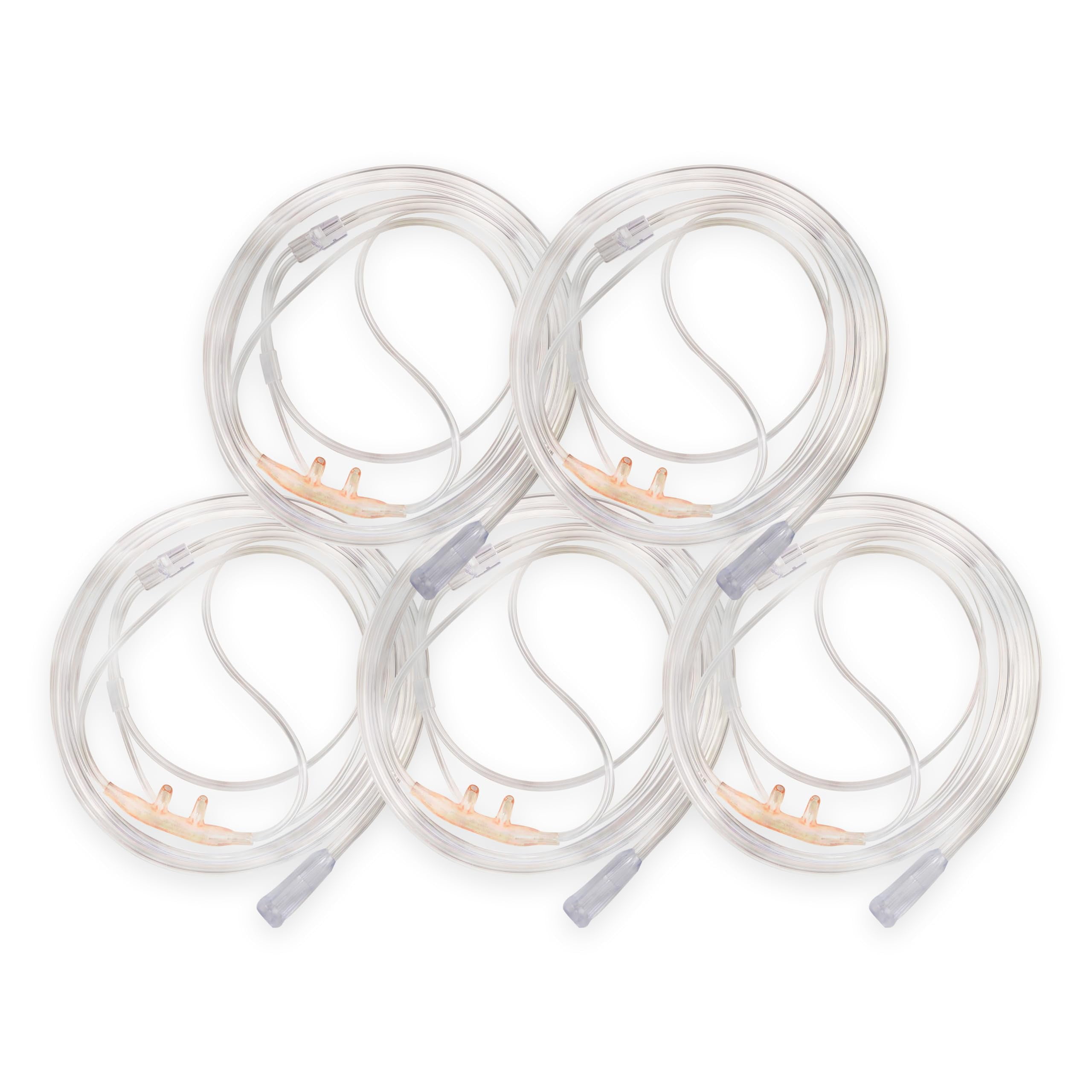 JWYN 5pk 14Ft Adult Oxygen Nasal Cannula, Salter Style, Trumpet ...