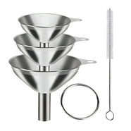 Kitchenaid Set of 4 Plastic Funnels in White - Walmart.com