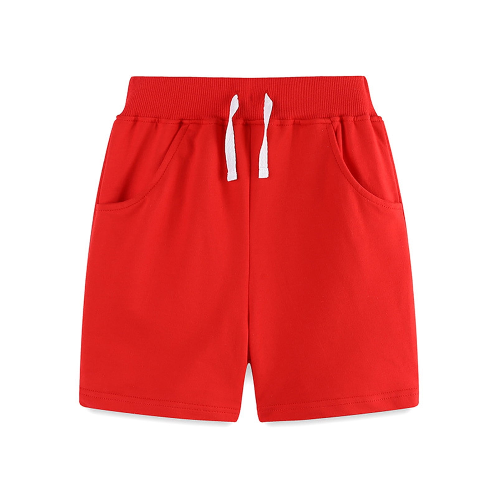 JWZUY 2-7 Years Toddler Kids Girls Boys Solid Summer Sports Shorts Kids ...