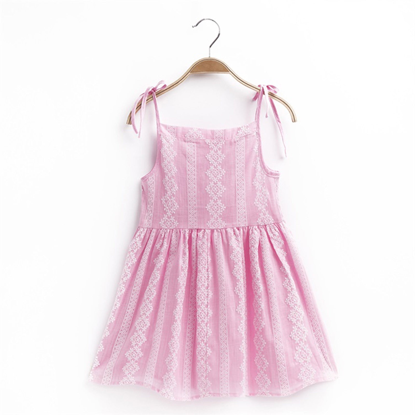JWZUY (9 Months-5 Years) Girl's Halter Dress Midget Sleeveless Cotton ...