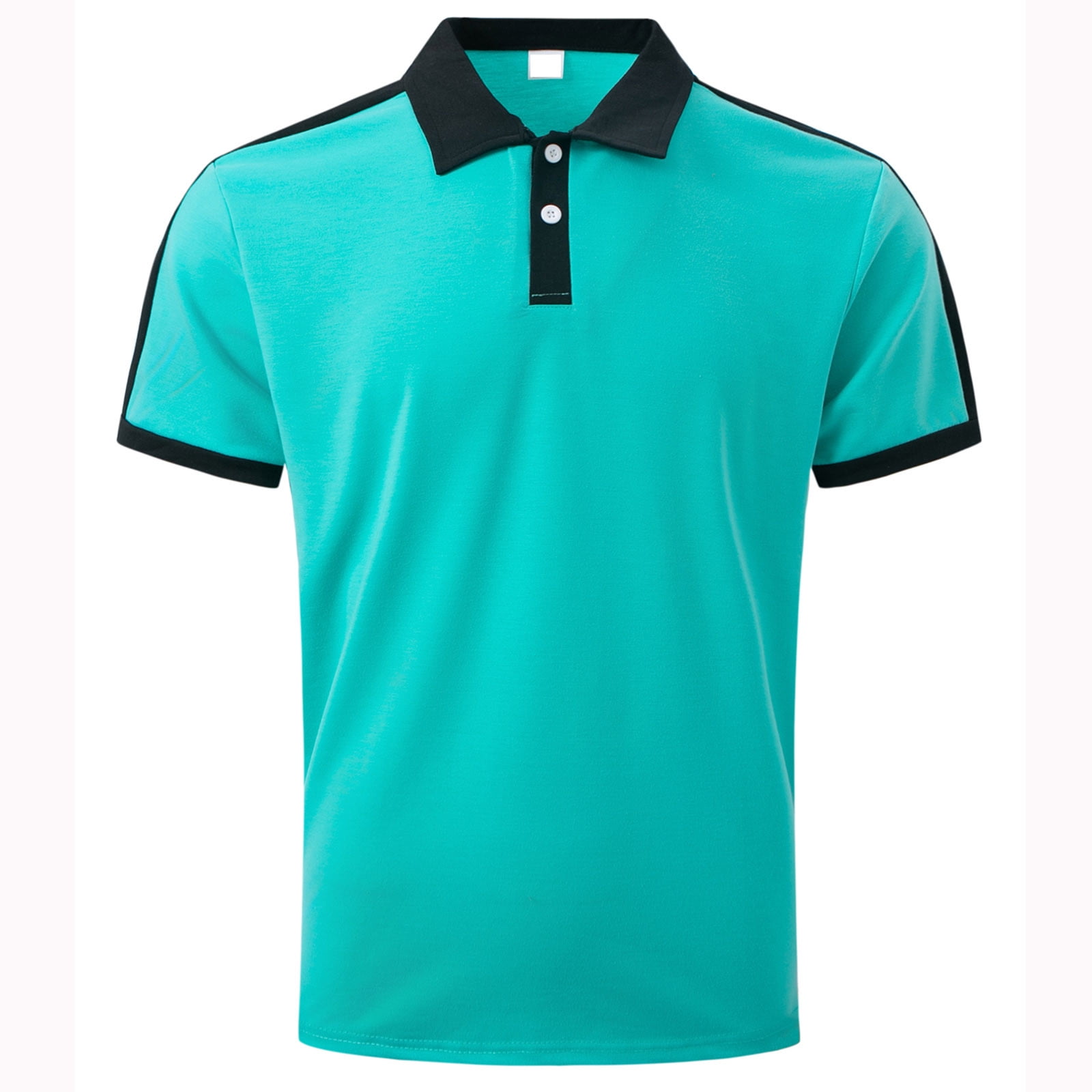 JWZUY Men's Henley Shirts Short Sleeve Casual Slim Fit Basic Button up ...