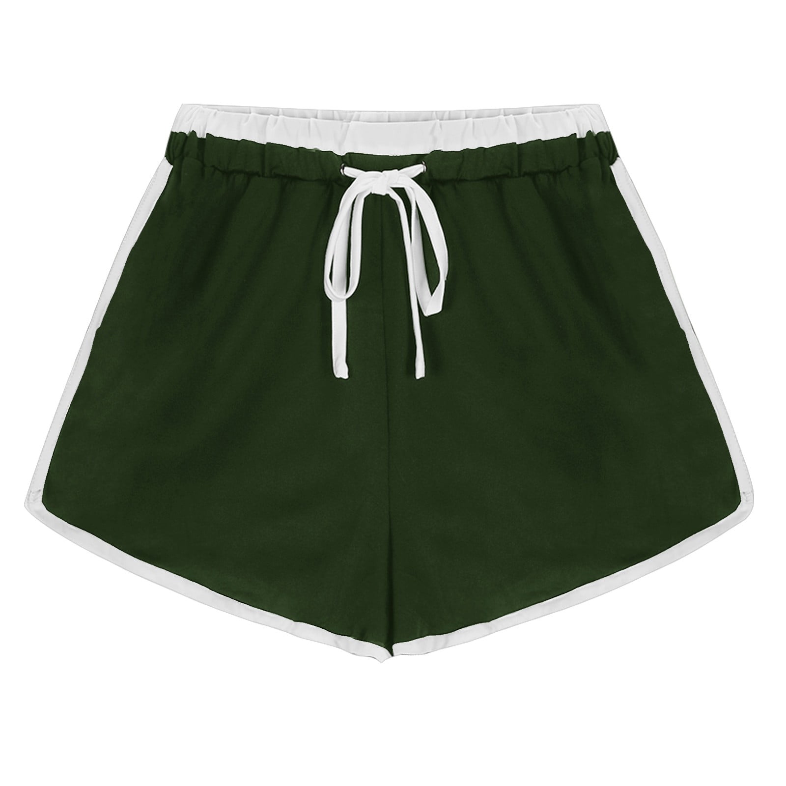 JWZUY Women's Yoga Micro Shorts, Sexy High Waisted Gym Shorts, Summer ...
