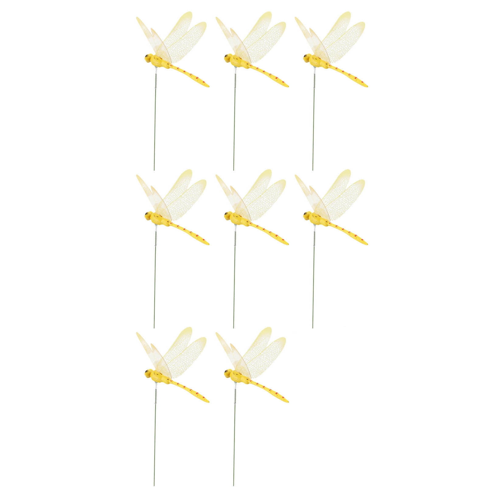 JWshufel 8PCS Decorative Stakes for Indoor Outdoor Yard Flower Pots ...