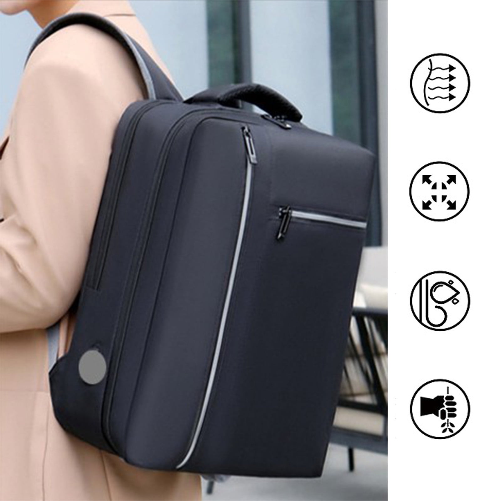 JWshufel Anti Theft Laptop Backpack with USB Charging Port for Men and ...