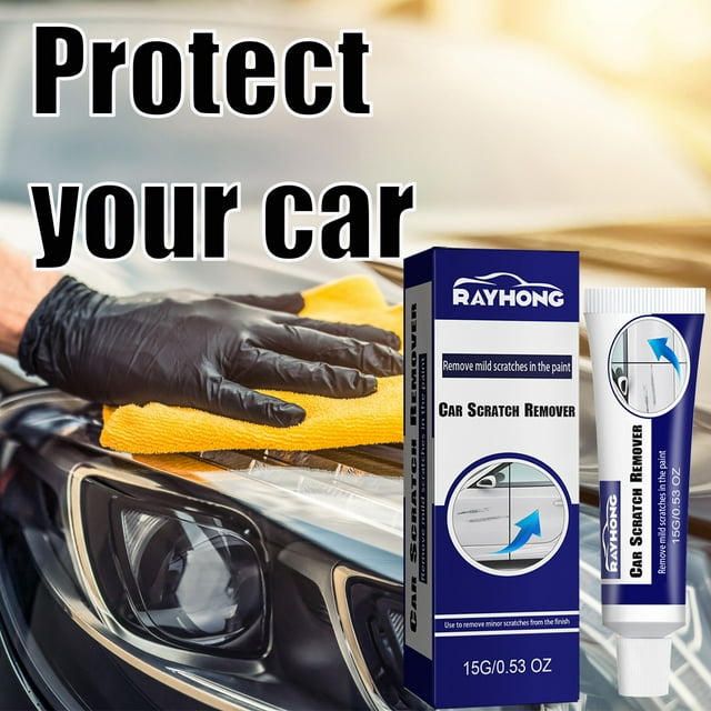 JWshufel Car Scratch Remover Kit 15g with Sponge for Easy Auto Scratch ...