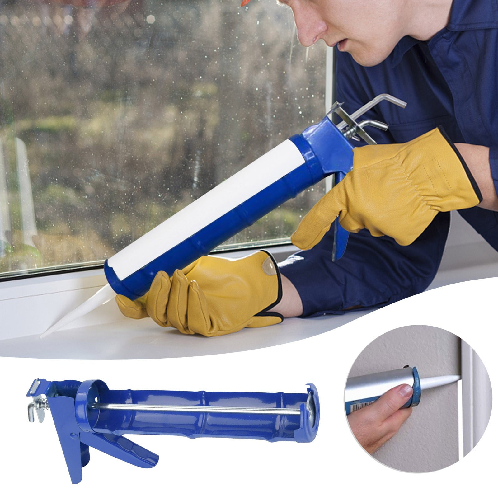 JWshufel Caulking Tools Kit for Home Improvement Repair Cracks Leaks ...