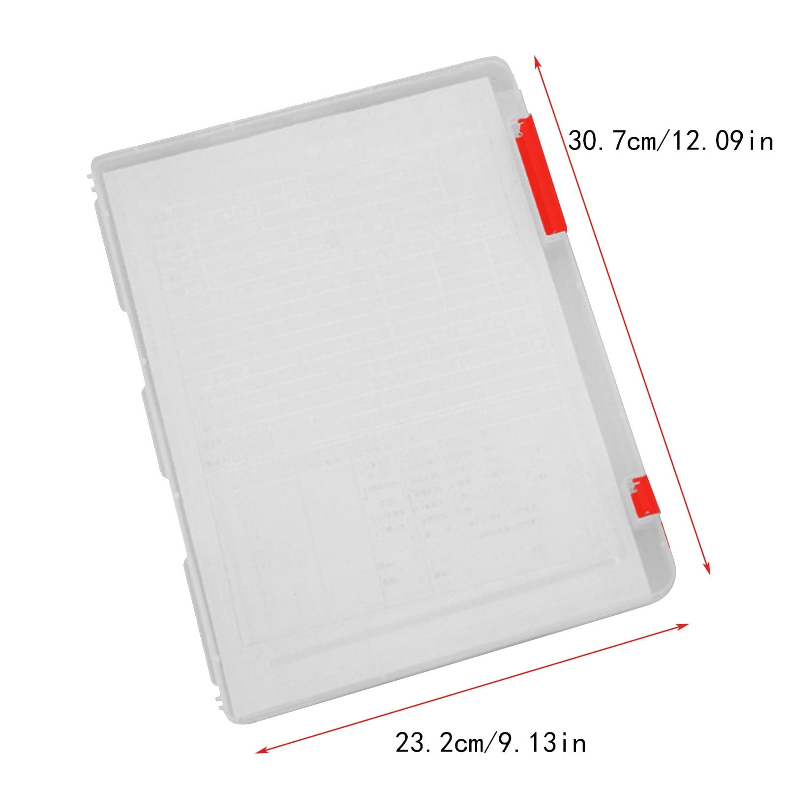 JWshufel Clear Plastic Stackable Document Storage Box Organizer for ...