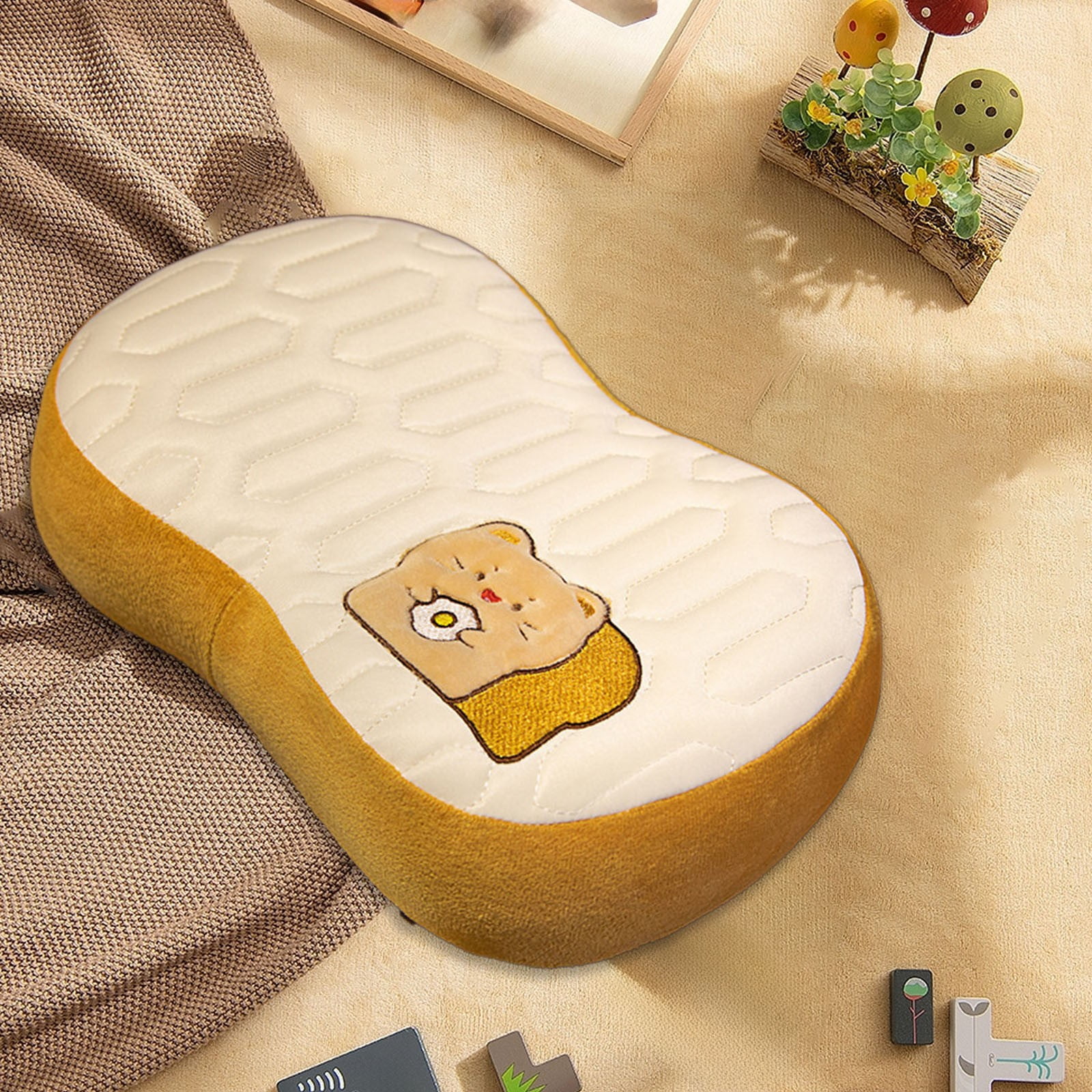 JWshufel Ergonomic Foam Pillow for Neck and Cervical Support Suit for ...