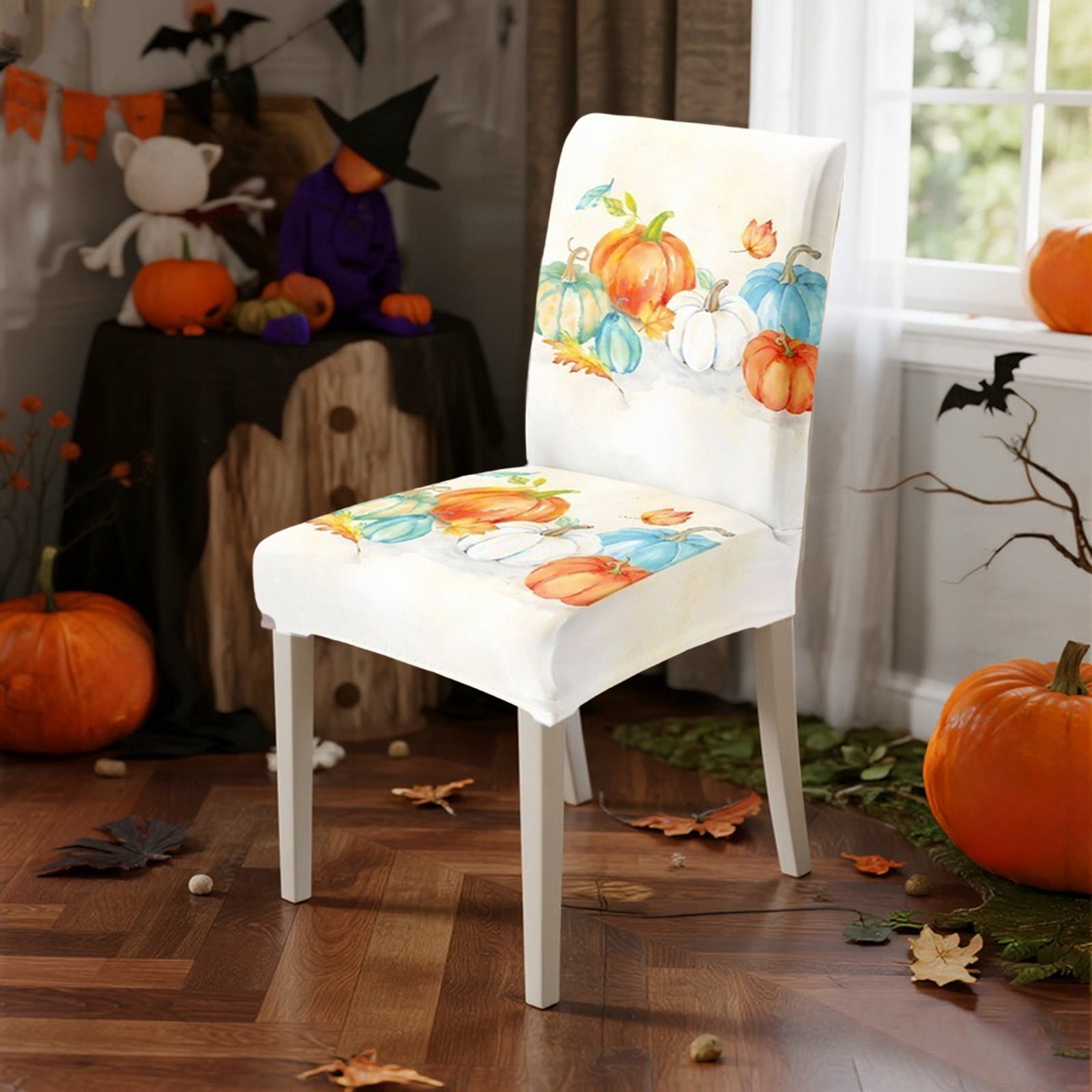 JWshufel Halloween Chair Covers Halloween Decorations Dining Room Chair ...