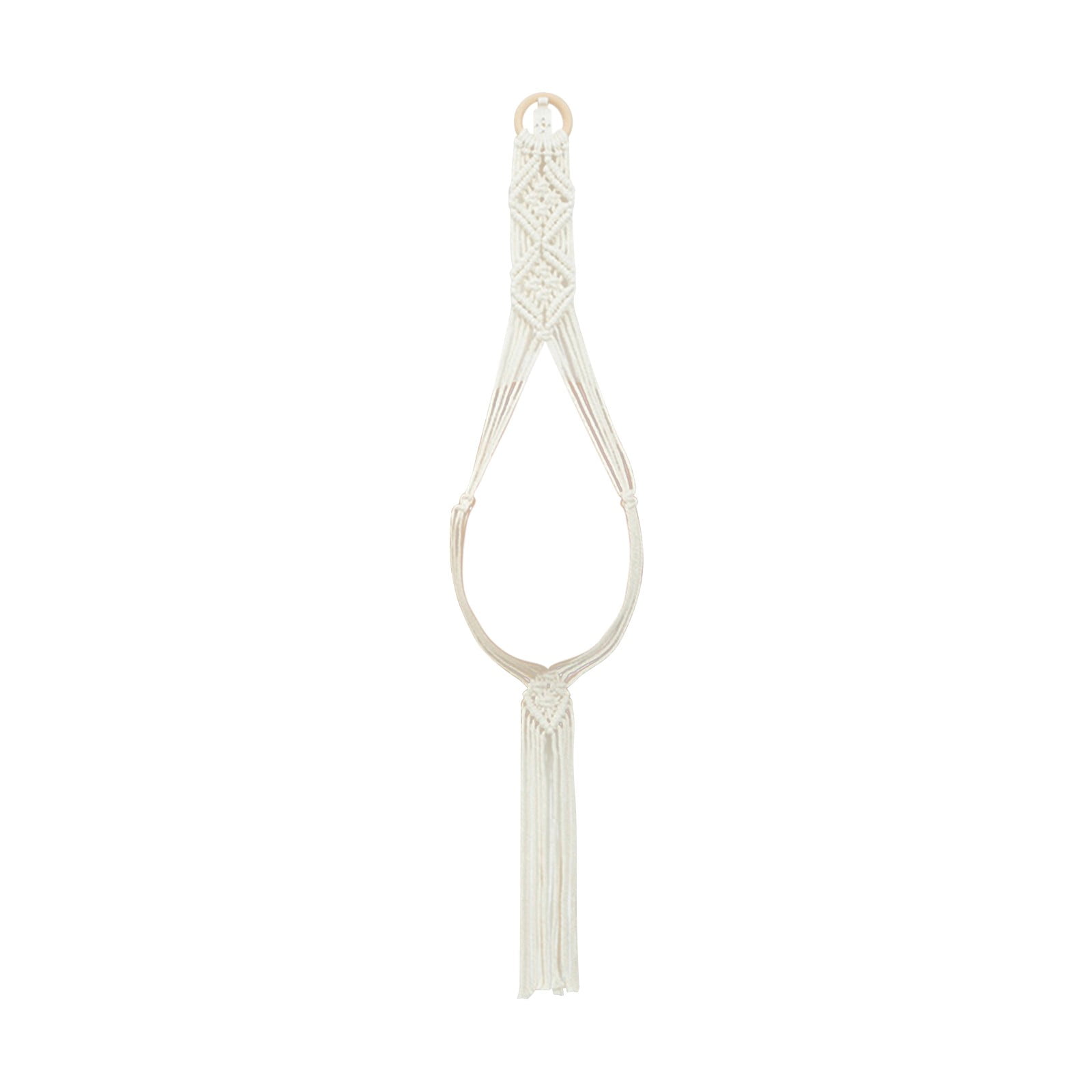 JWshufel Handwoven Decorative Boho Hat Rack for Wall Hanging Macrame ...