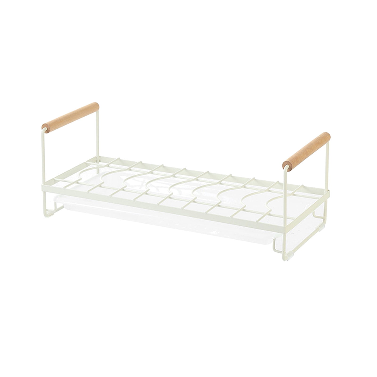 JWshufel Kitchen Storage Rack for Bowls and Dishes Non Perforated ...