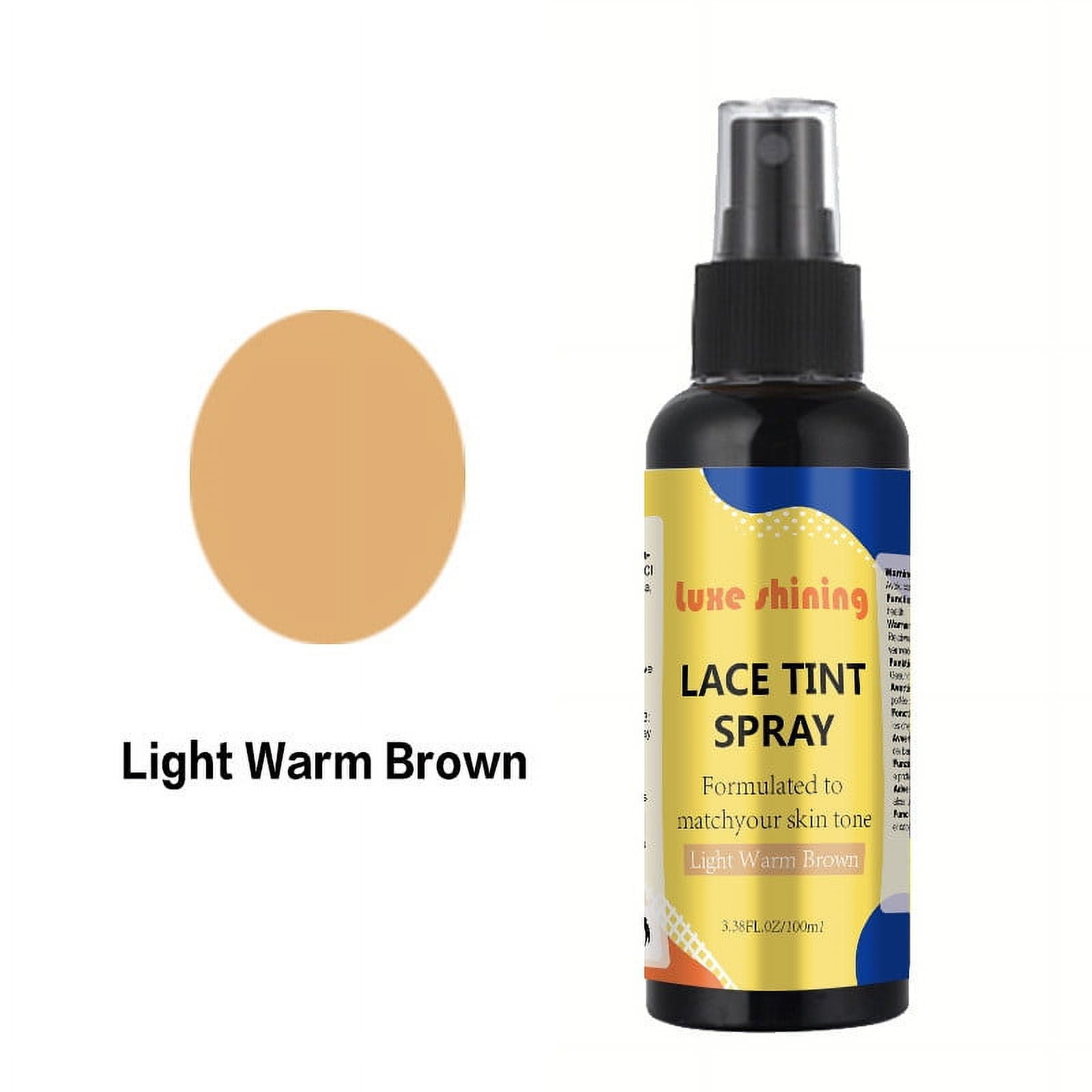 JWshufel Lace Tint Spray for Hair Line Wig 100ml Long Lasting and Easy ...