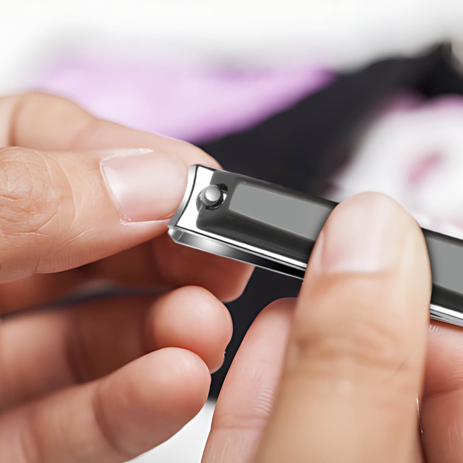 JWshufel Long Lasting Stainless Steel Nail Clippers with Ergonomic Grip ...