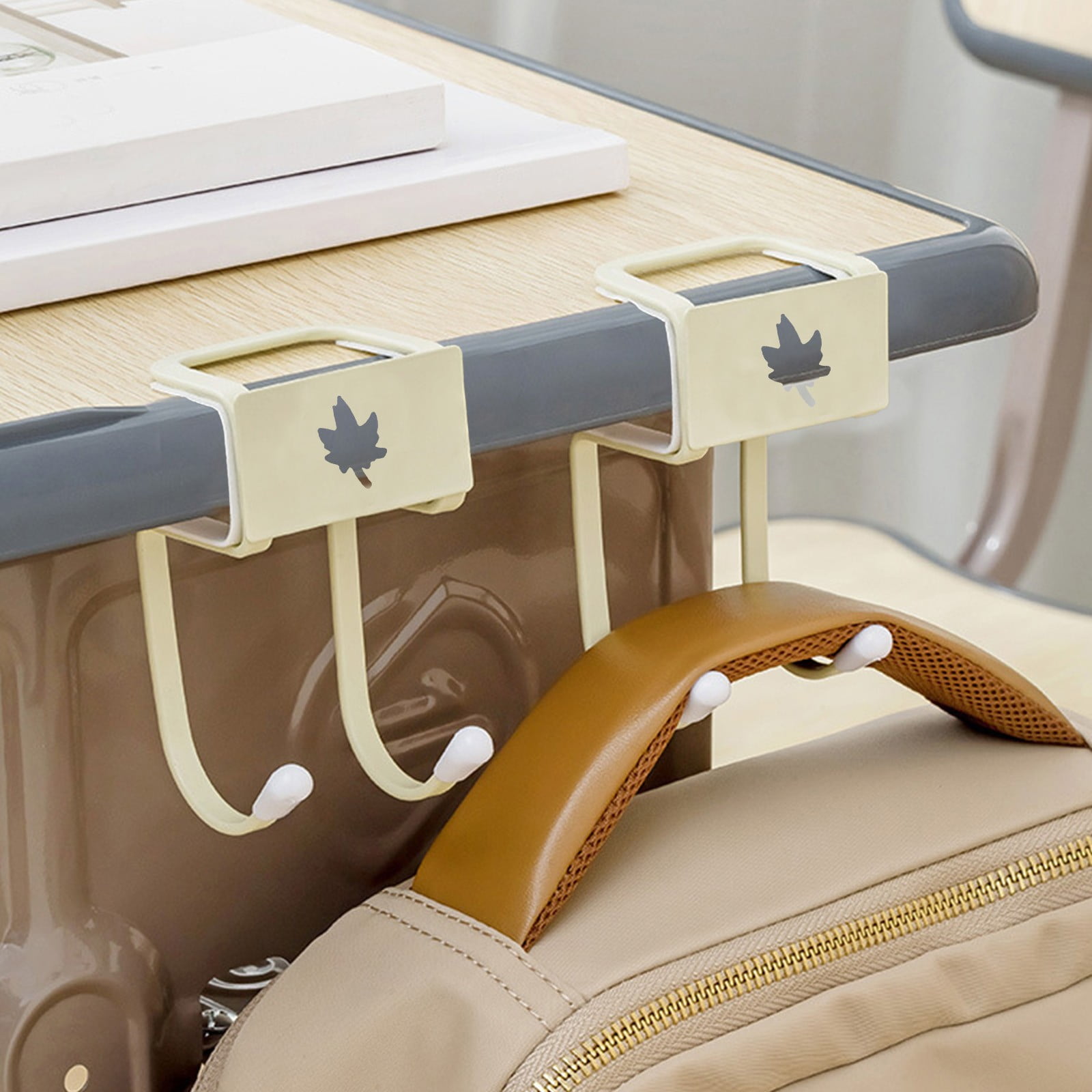 JWshufel Multifunctional Desk Hook No Drill Easy Installation Hanging ...