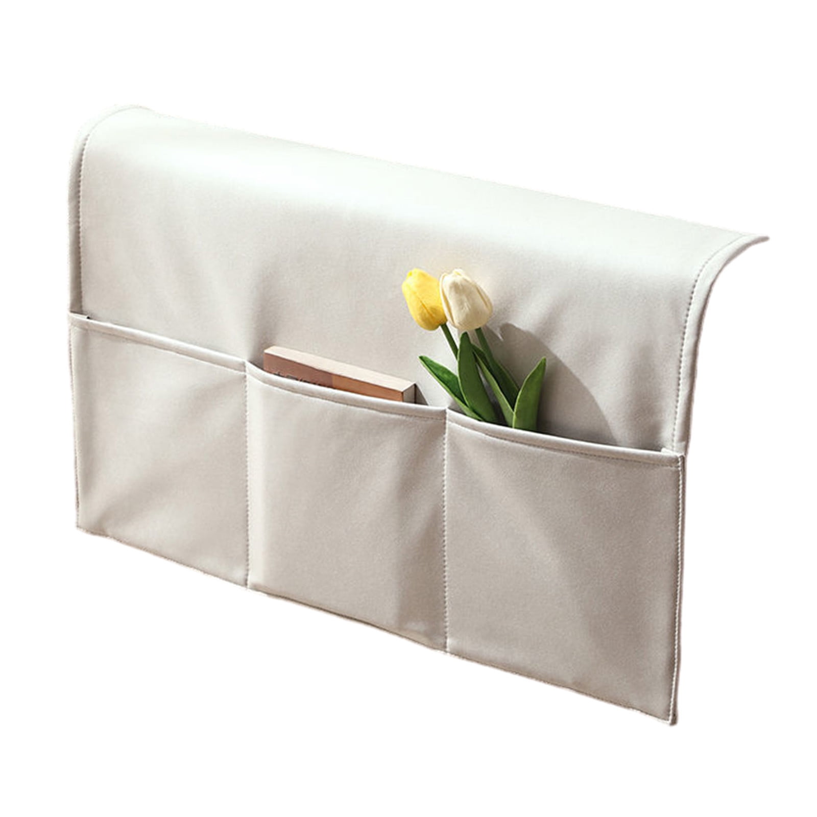 JWshufel Non Slip Couch Arm Covers with 3 Pockets for TV Remote and ...