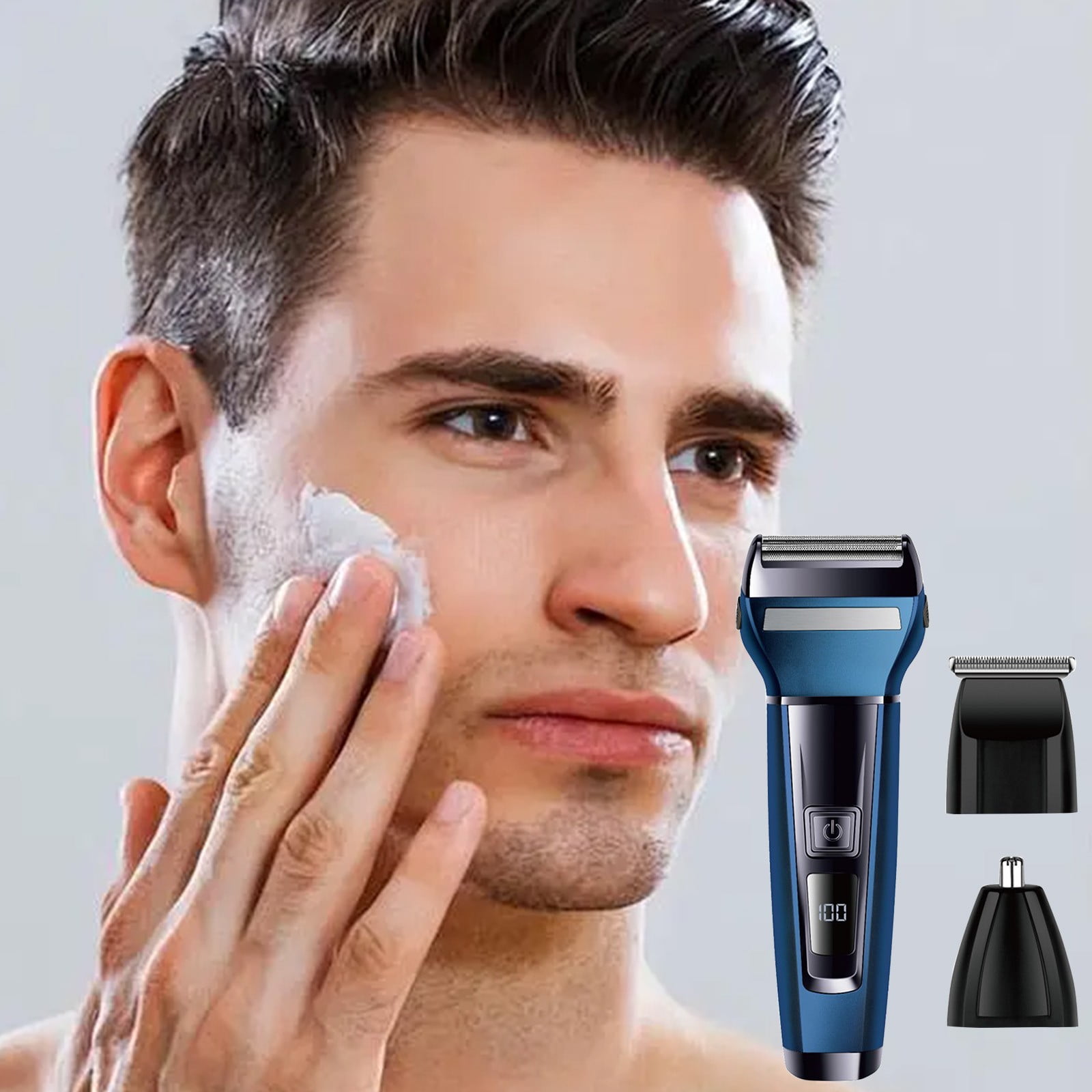 JWshufel Rechargeable Three in One Shaver for Men with LED Display and ...