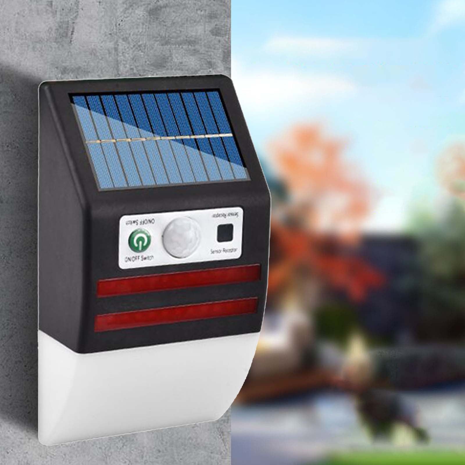 JWshufel Solar Powered Motion Sensor Security Outdoor Light for Garden ...