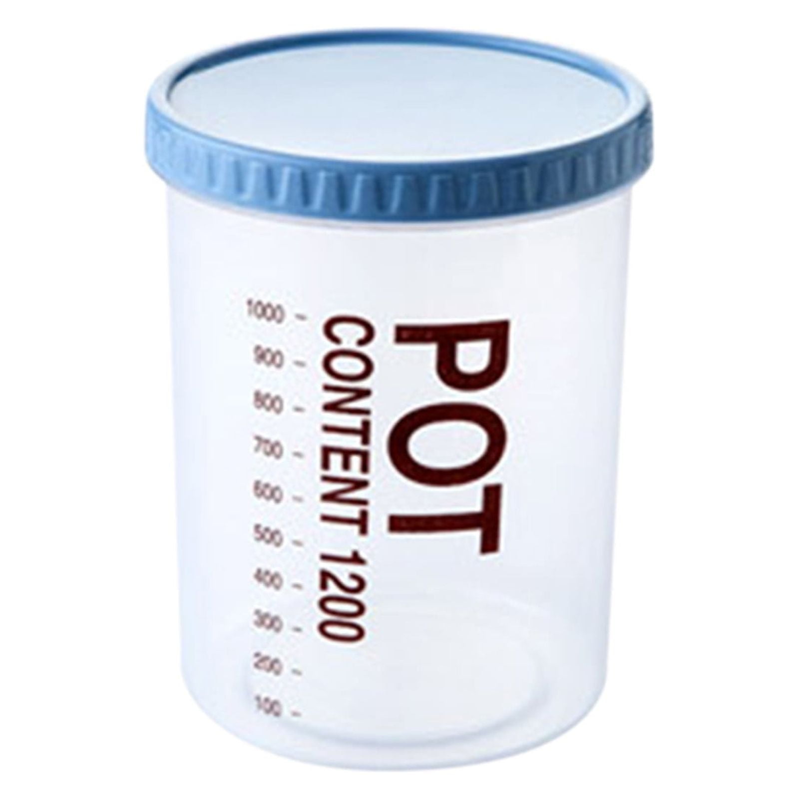 JWshufel Transparent Food Storage Containers Plastic Airtight Canisters ...